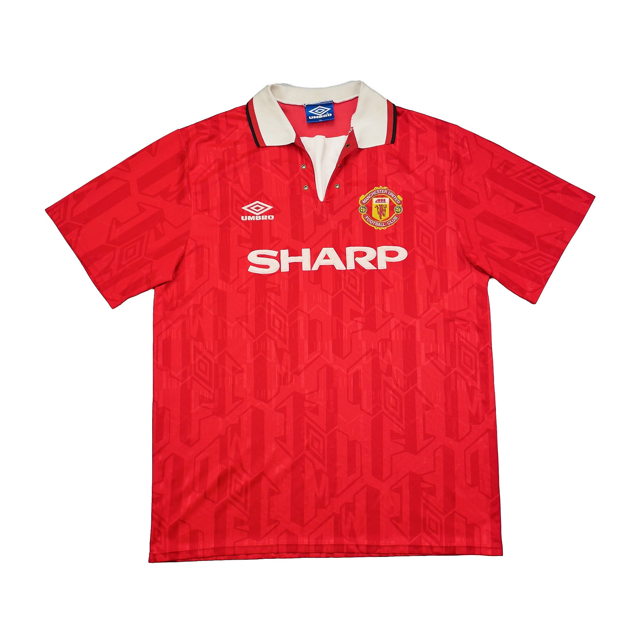 1992/94 Manchester United Home Shirt (XL) Umbro – Cult Kits