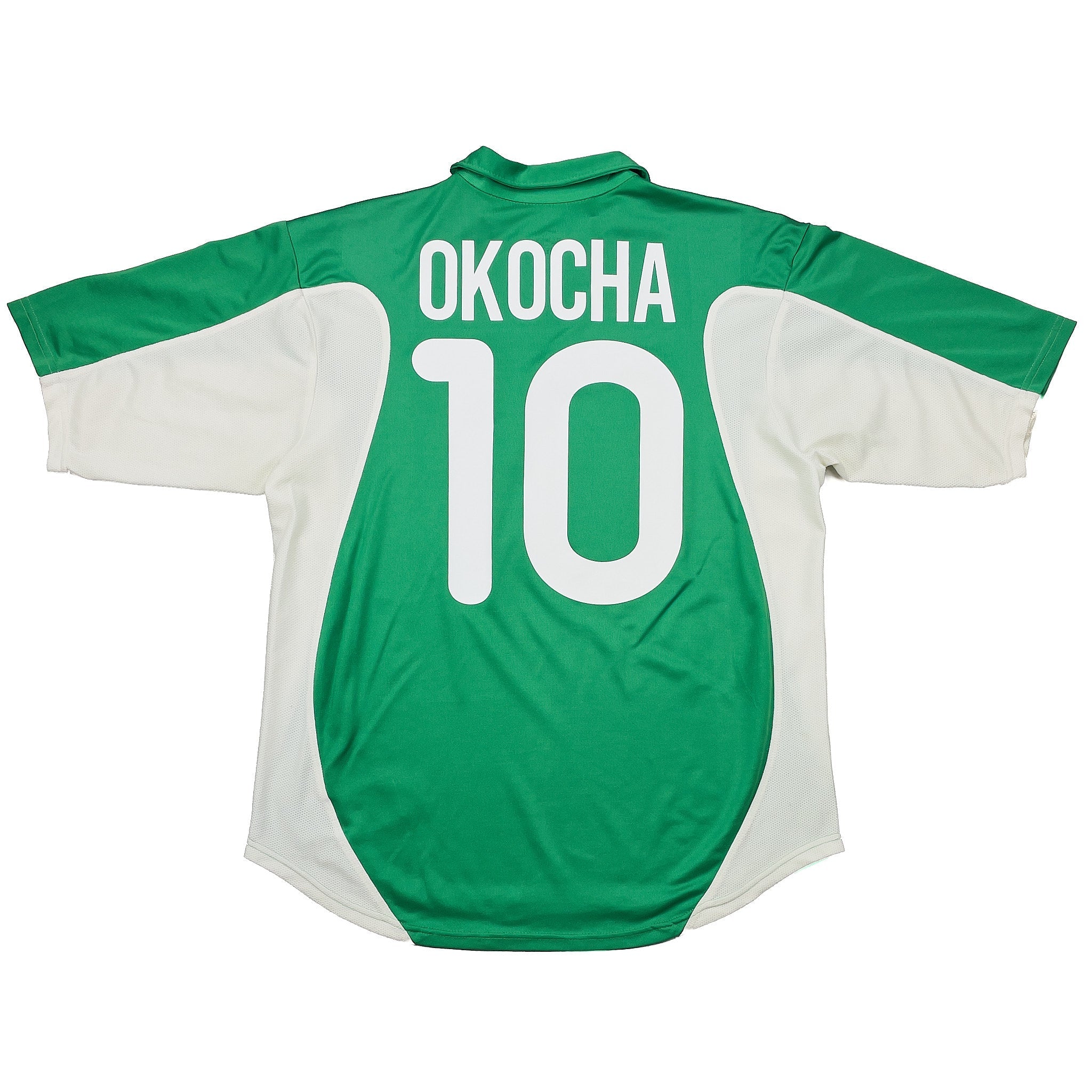 2000/02 Nigeria Okocha #10 Home Shirt (M) Nike – Cult Kits