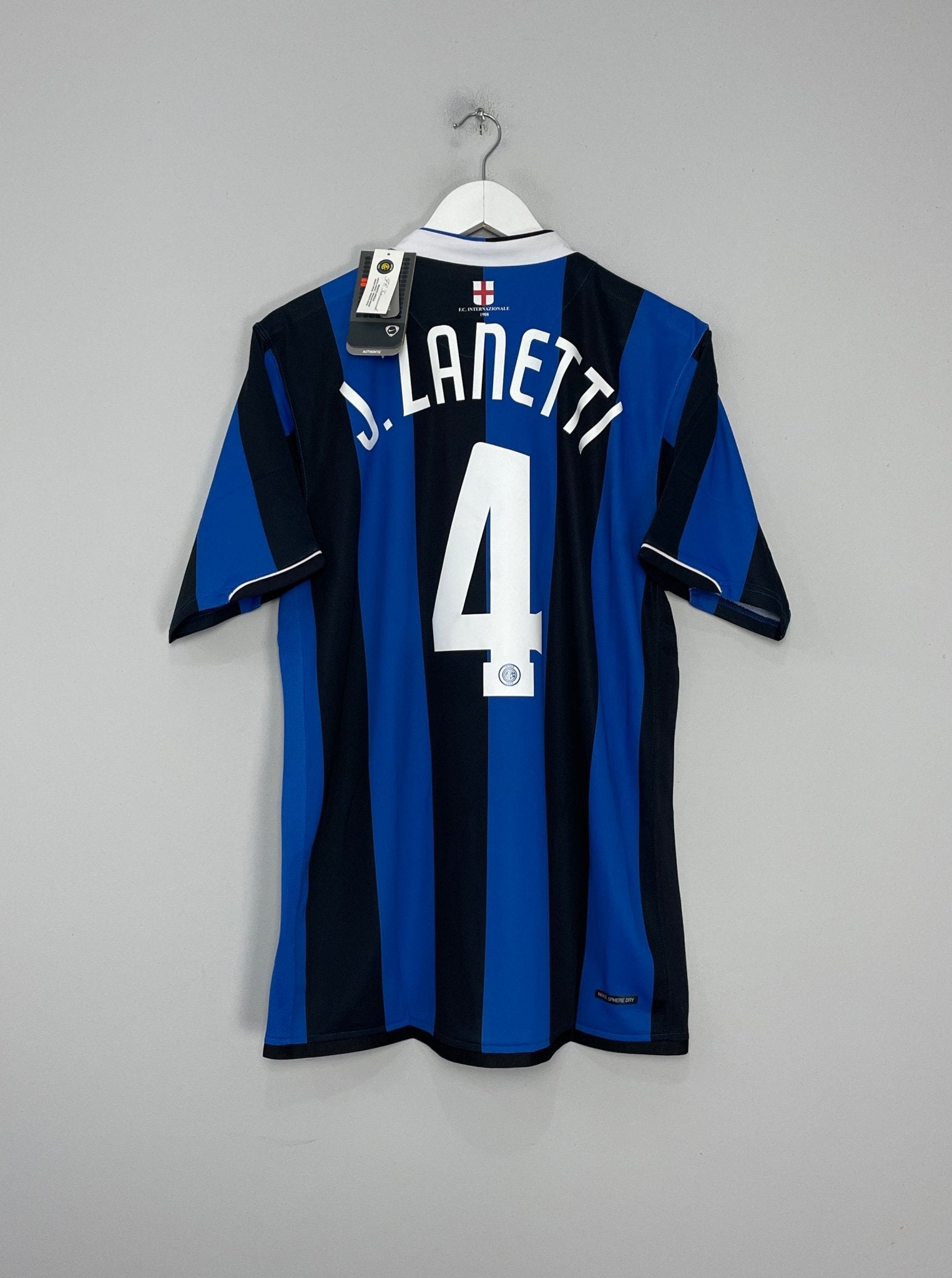 Order 2006/07 INTER MILAN J.ZANETTI #4 *BNWT* HOME SHIRT (L) NIKE ...