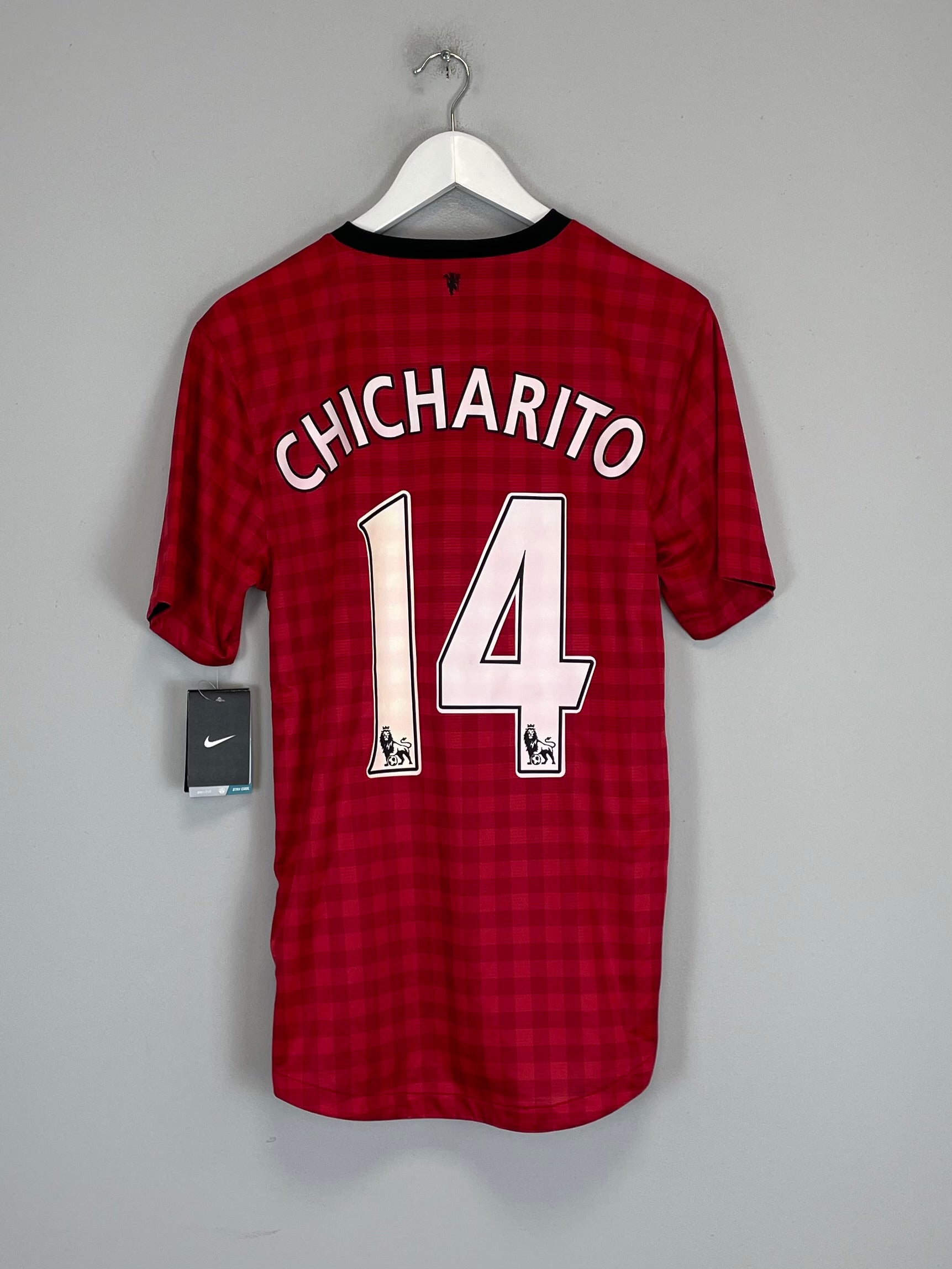 2012/13 MANCHESTER UNITED CHICHARITO #14 *BNWT* HOME SHIRT (S) NIKE ...