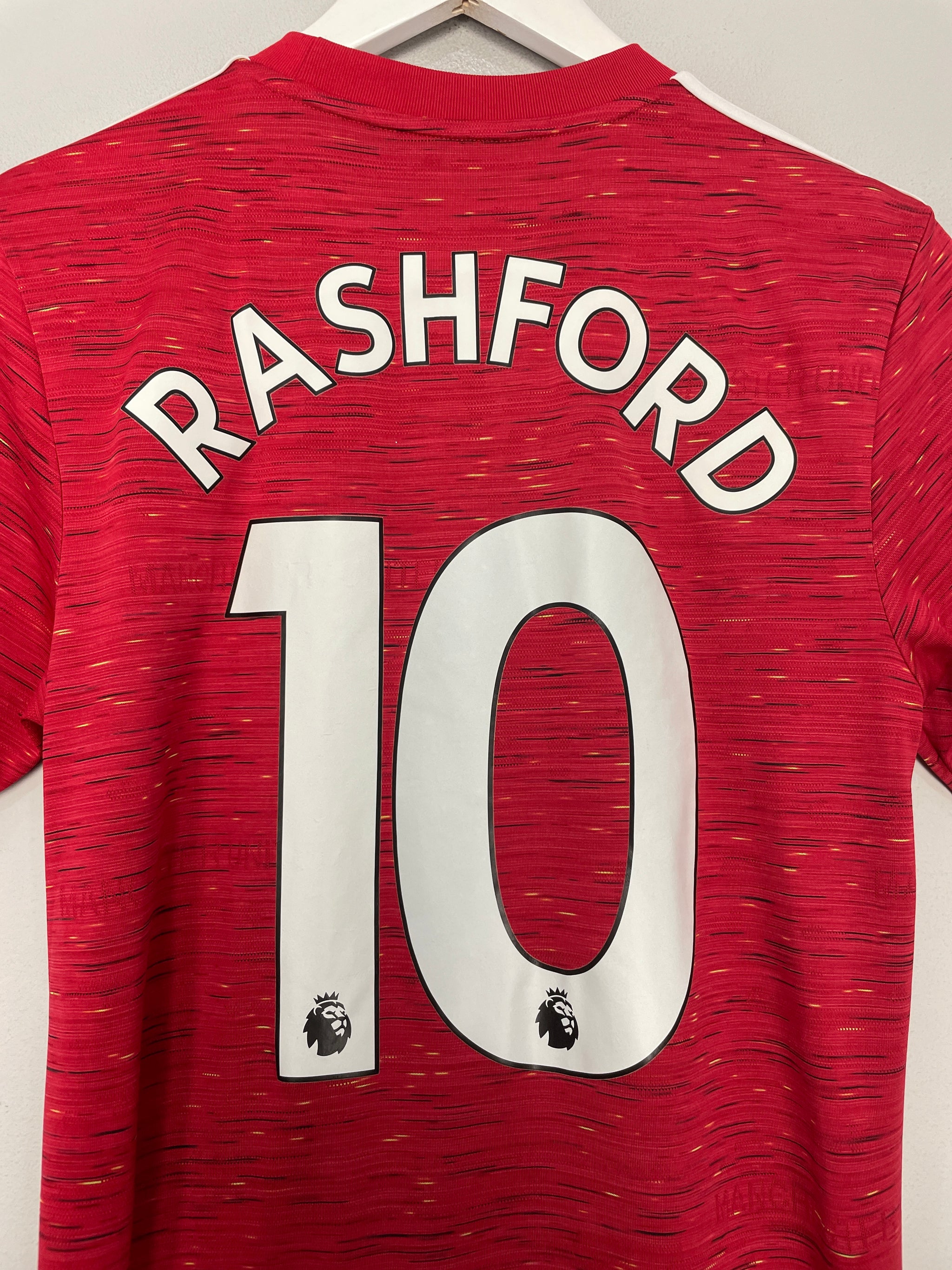CULT KITS - 2020/21 MANCHESTER UNITED RASHFORD #10 HOME SHIRT (S ...