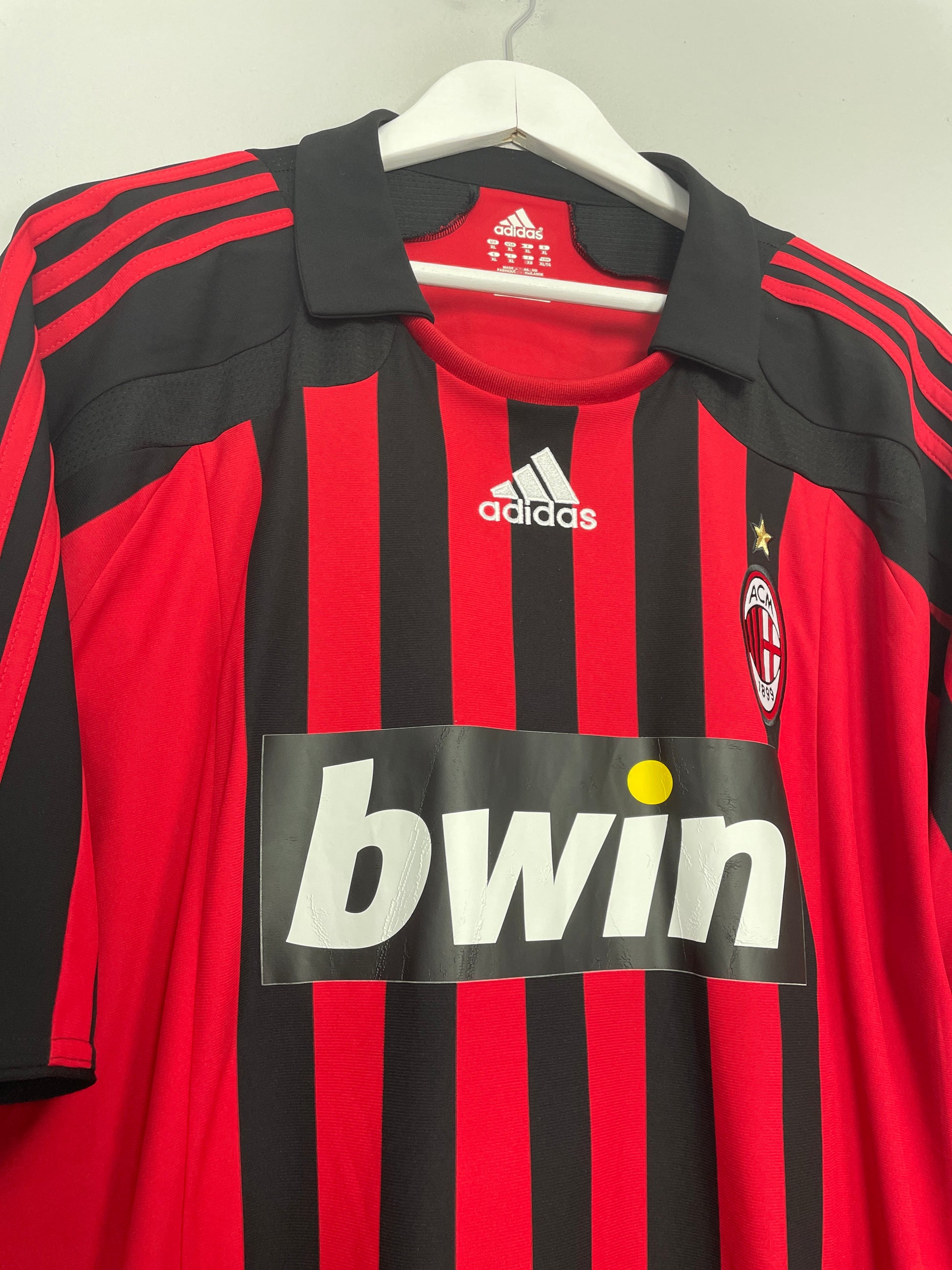 CULT KITS - 2007/08 AC MILAN KAKA #22 HOME SHIRT (XL) ADIDAS – Cult Kits