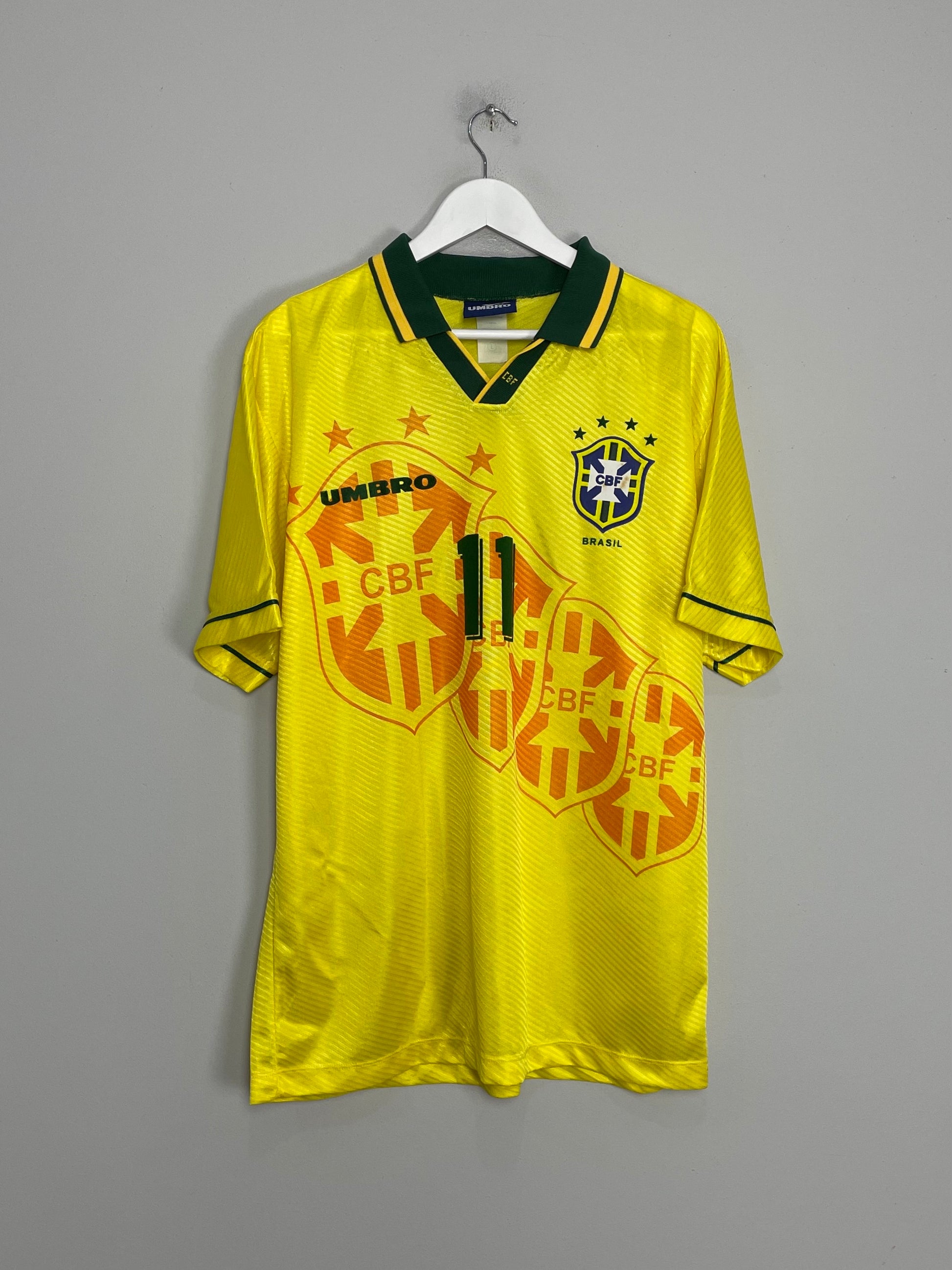CULT KITS - 1994/96 BRAZIL ROMARIO #11 HOME SHIRT (L) UMBRO – Cult Kits