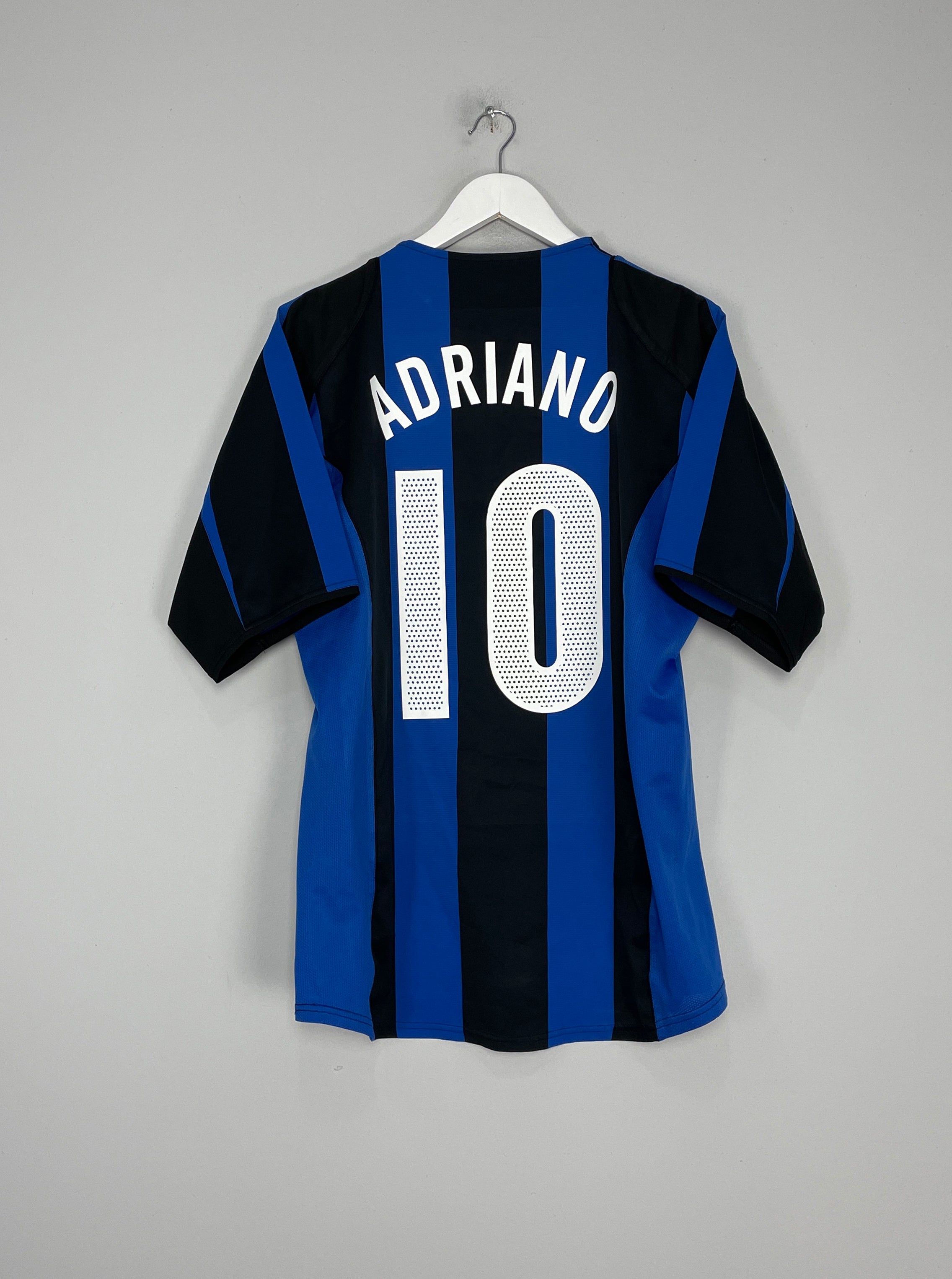 2004/05 INTER MILAN ADRIANO #10 HOME SHIRT (L) NIKE, Cult Kits