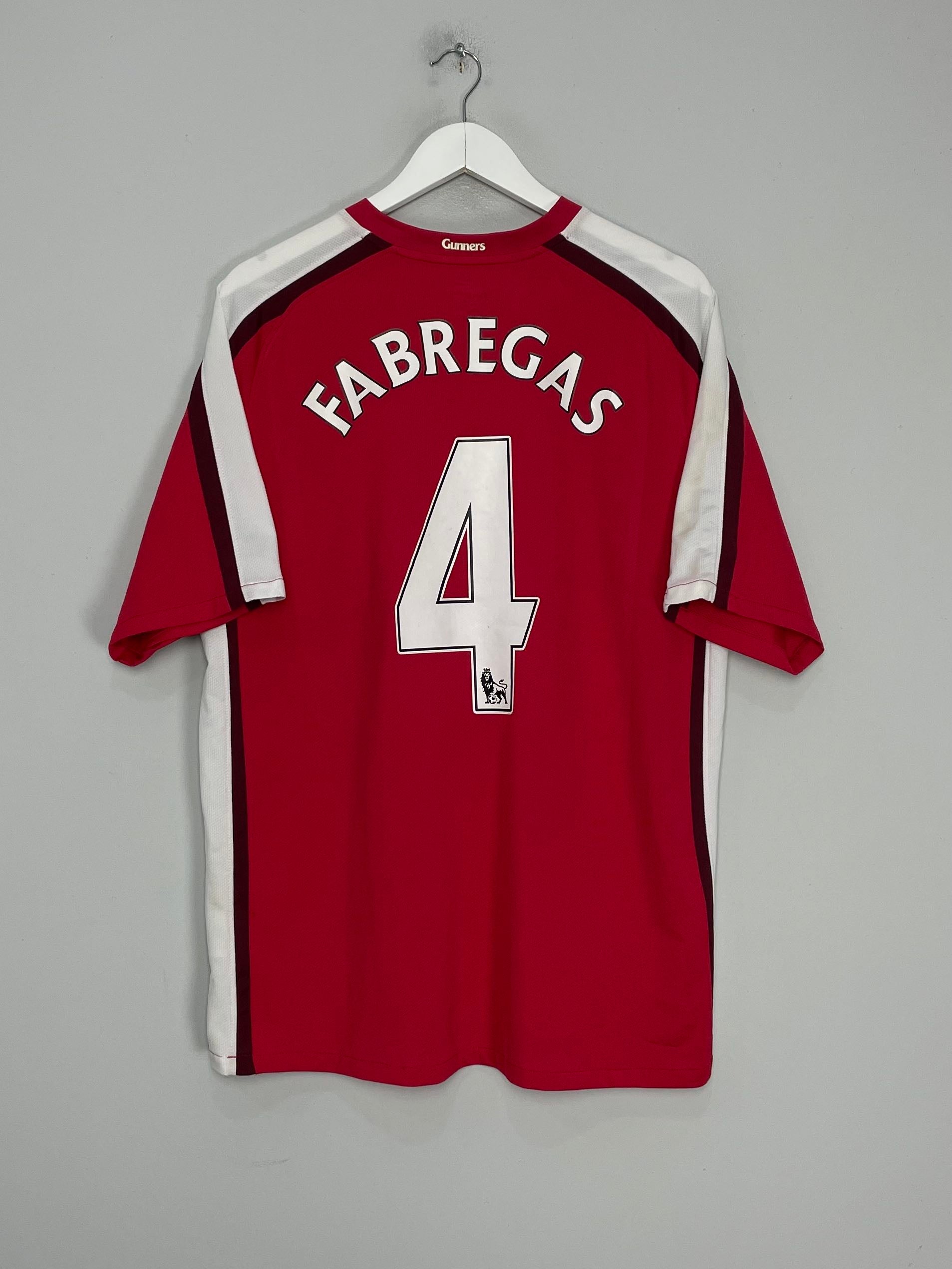 2008/10 ARSENAL FABREGAS #4 HOME SHIRT (XL) NIKE, Cult Kits