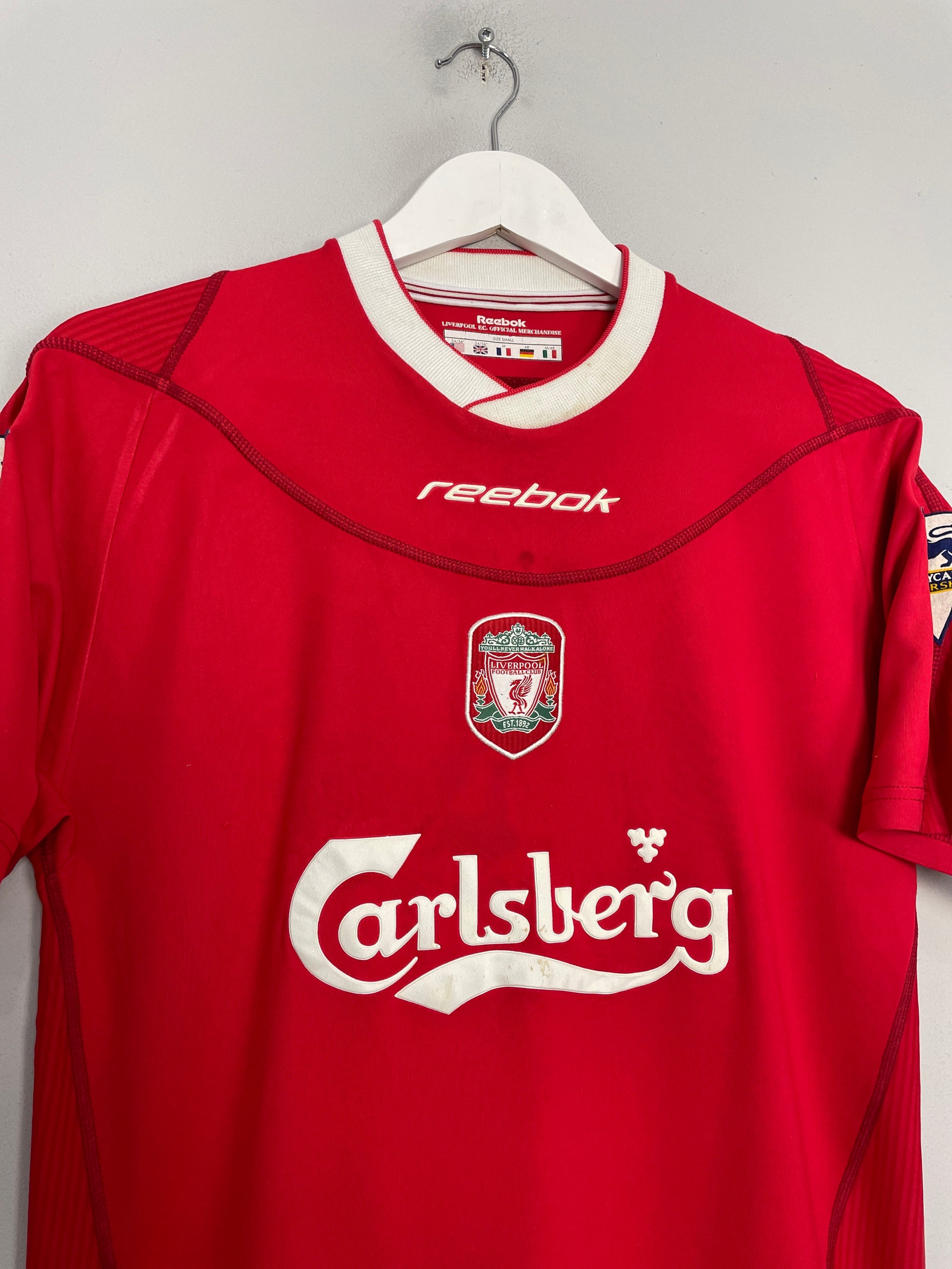 CULT KITS - 2002/04 LIVERPOOL OWEN #10 HOME SHIRT (S) REEBOK – Cult Kits