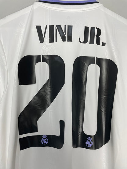 CULT KITS - 2022/23 REAL MADRID VINI JR #20 HOME SHIRT (M) ADIDAS ...