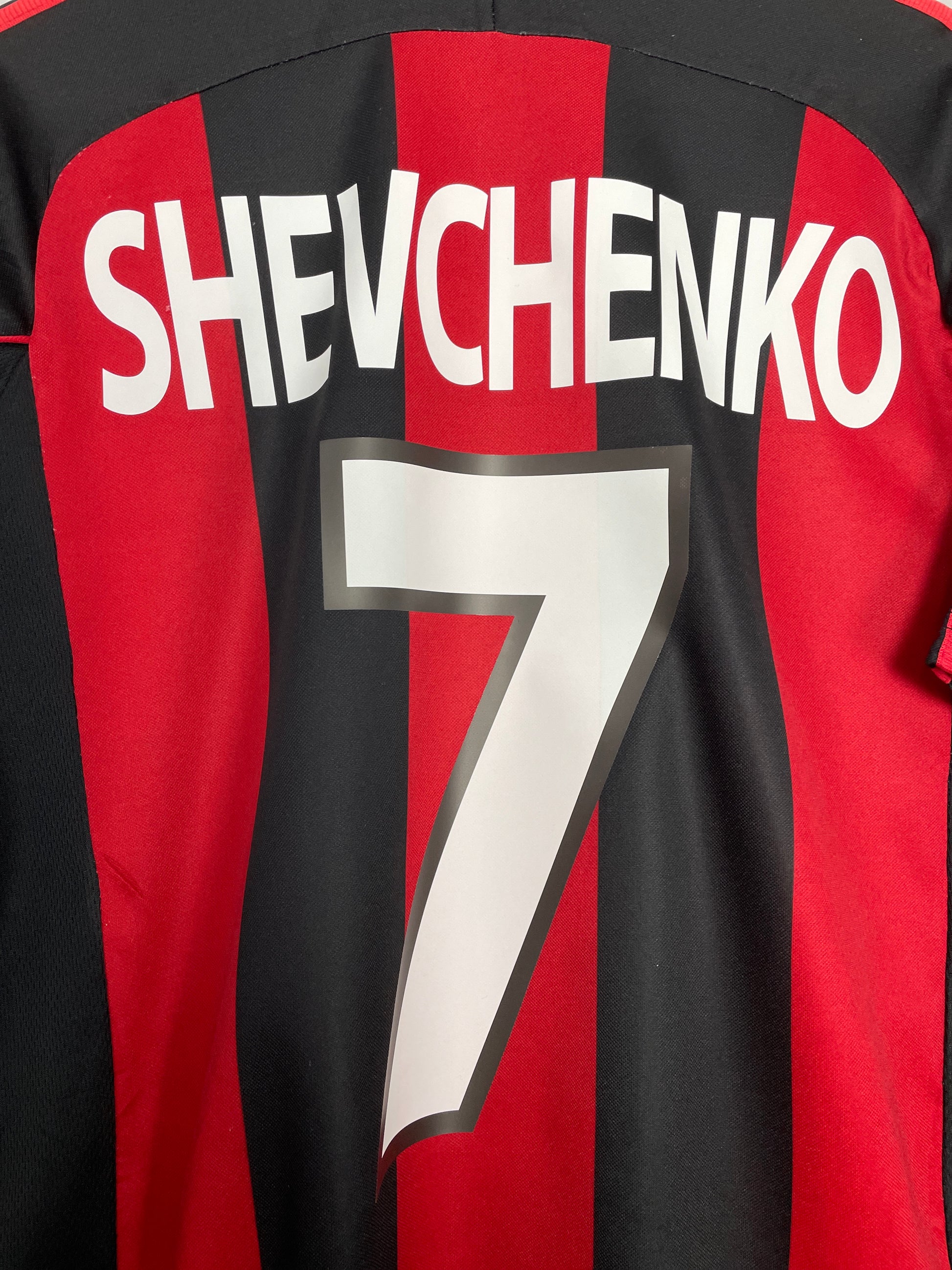 CULT KITS - 2000/02 AC MILAN SHEVCHENKO #7 HOME SHIRT (M) ADIDAS – Cult ...
