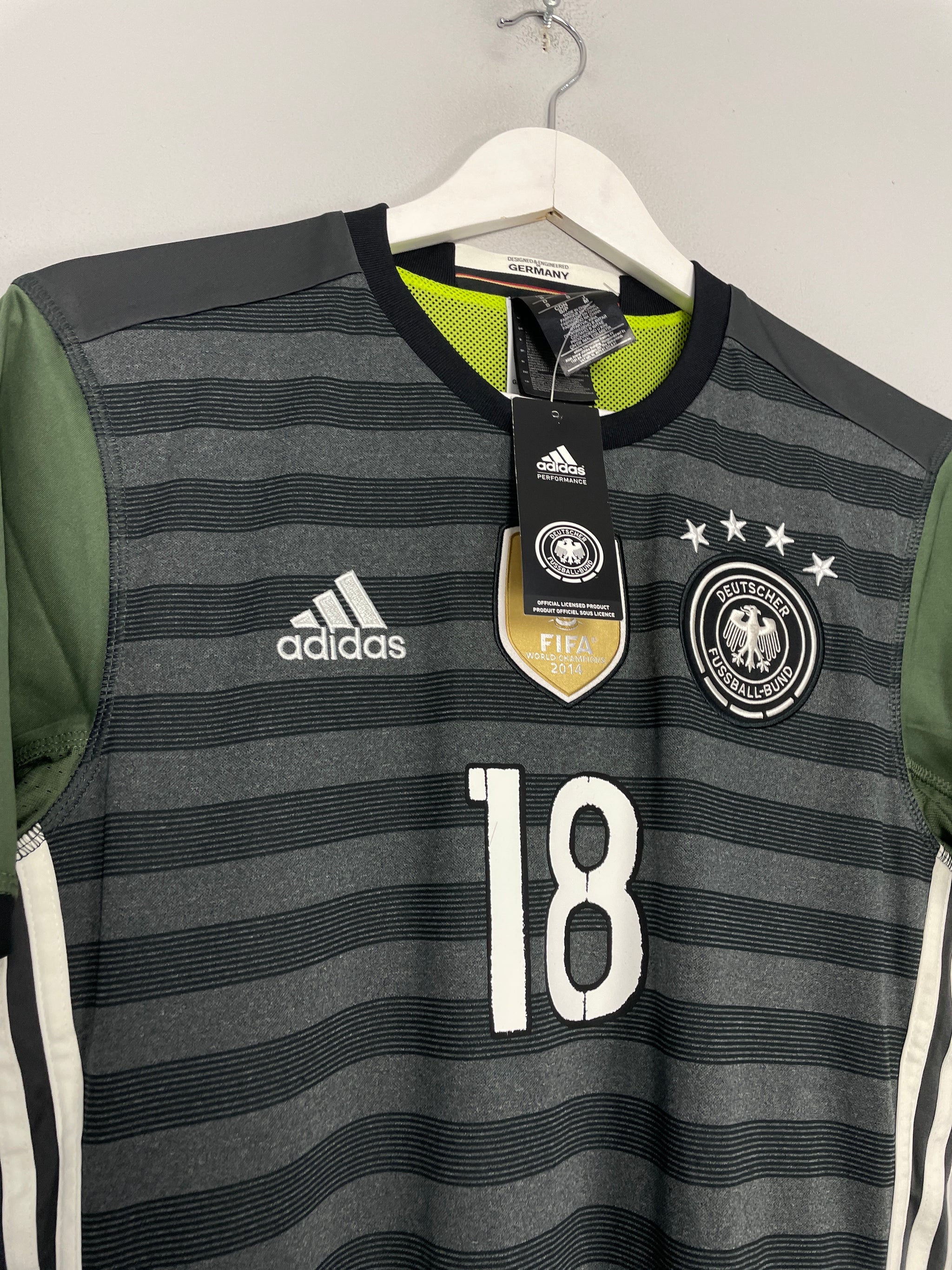 CULT KITS - 2015/16 GERMANY KROOS #18 *BNWT* AWAY SHIRT (S) ADIDAS ...