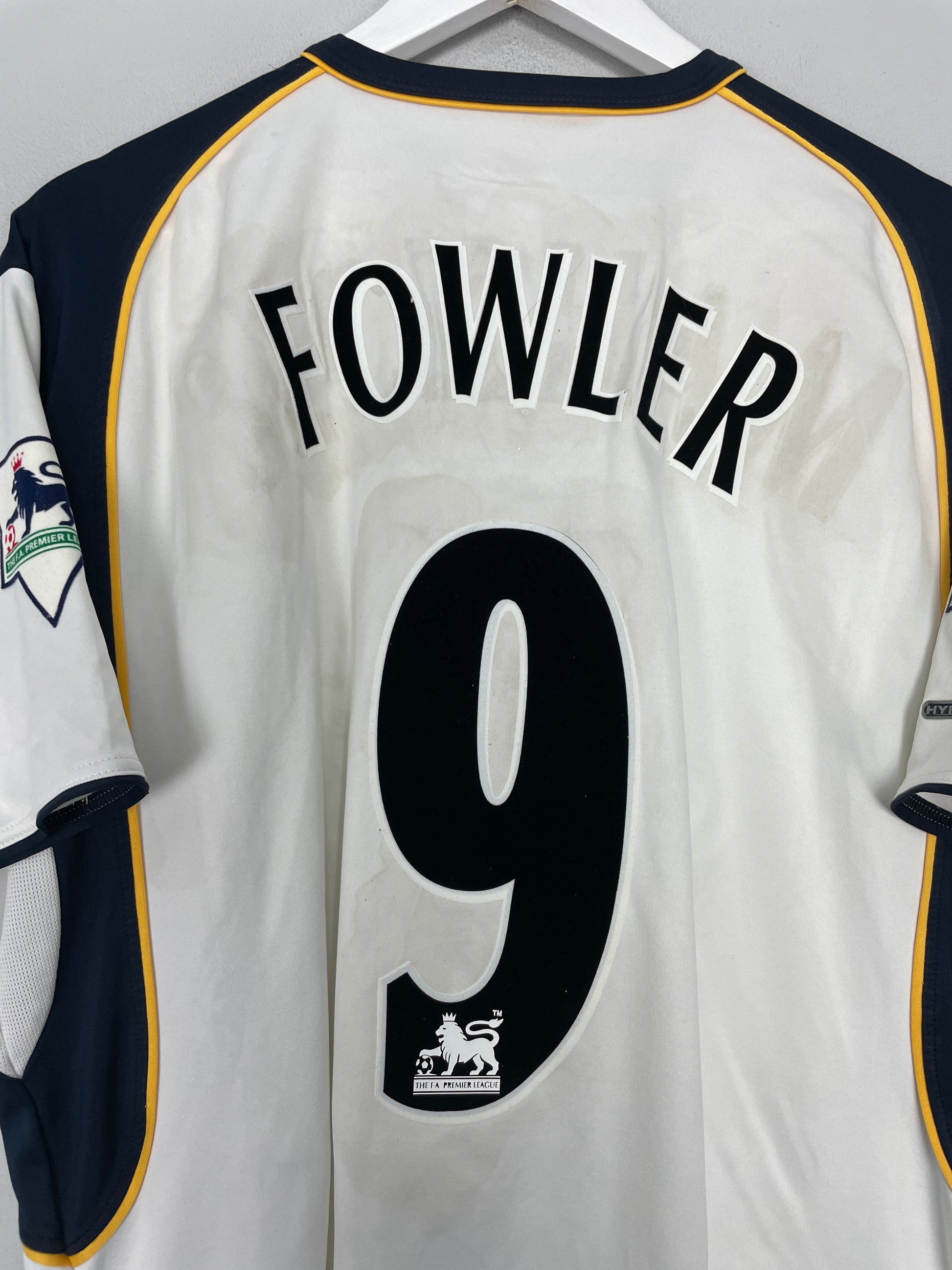 CULT KITS - 2001/03 LIVERPOOL FOWLER #9 AWAY SHIRT (S) REEBOK – Cult Kits