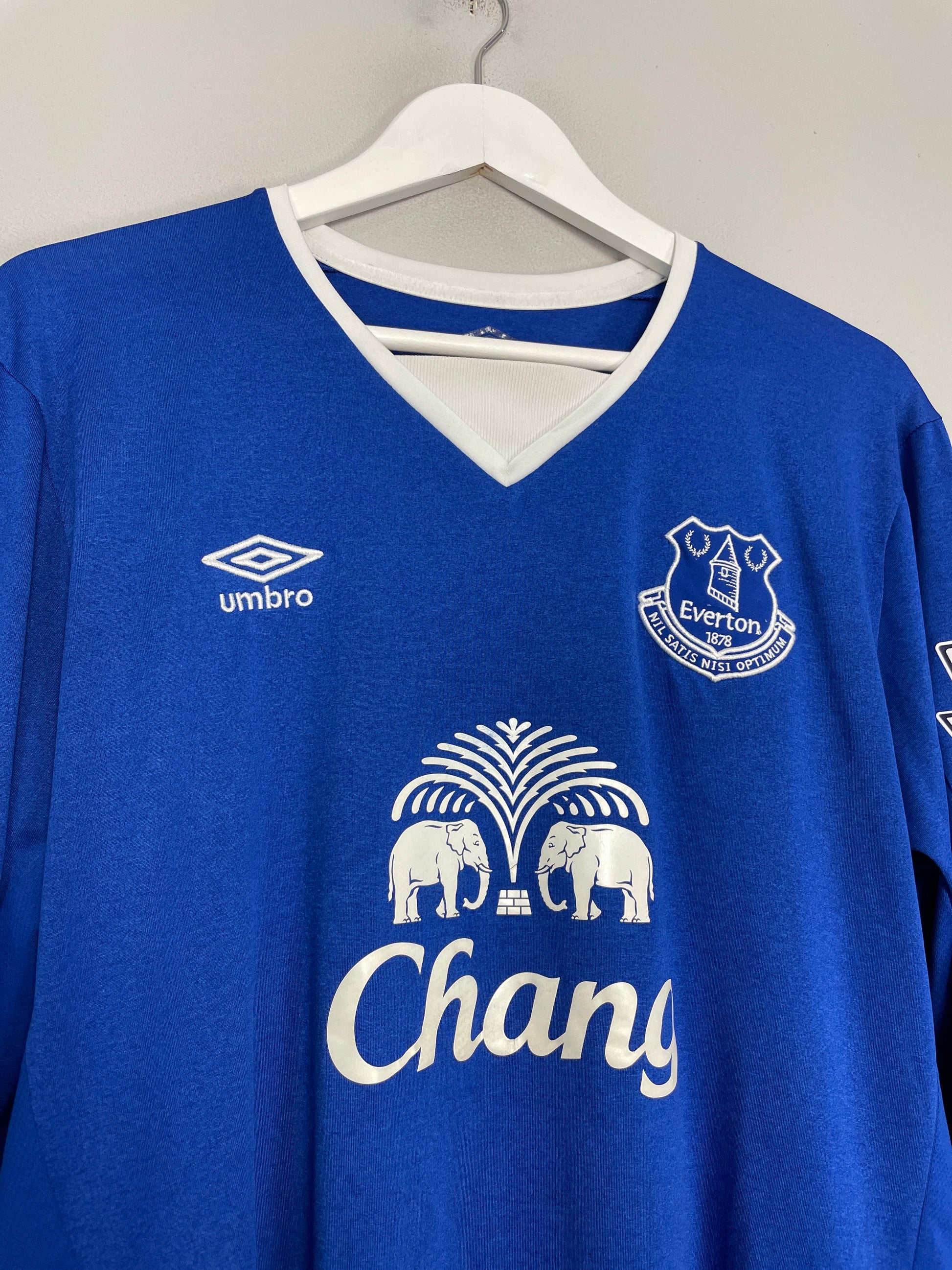 CULT KITS - 2015/16 EVERTON LUKAKU #10 L/S HOME SHIRT (XL) UMBRO – Cult Kits
