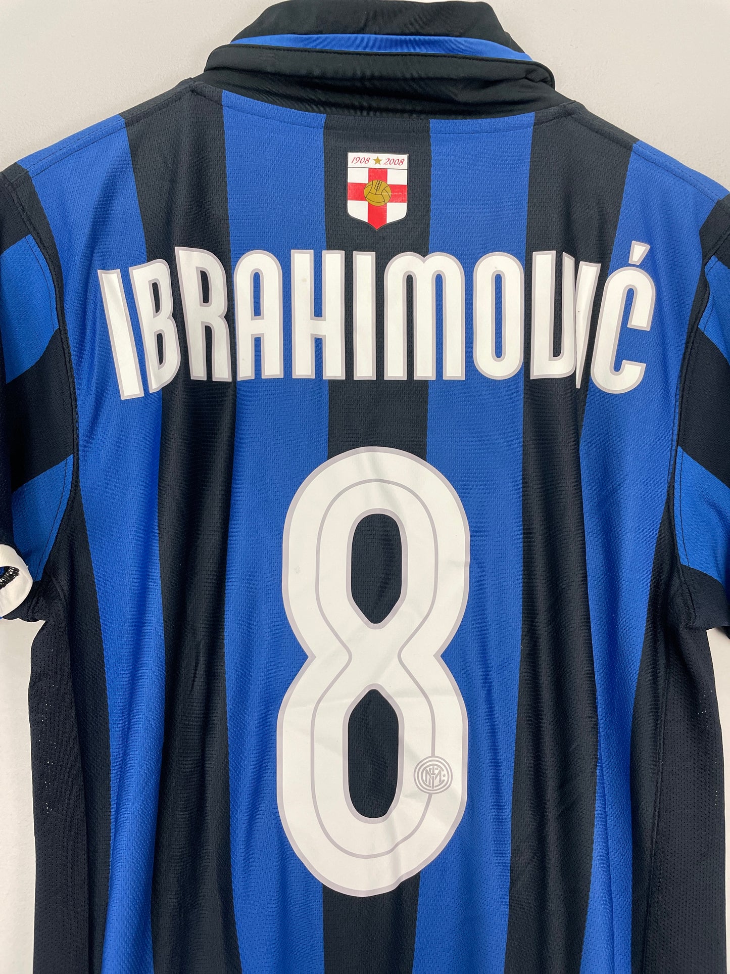 CULT KITS - 2007/08 INTER MILAN IBRAHIMOVIC #8 *CENTENARY* HOME SHIRT ...