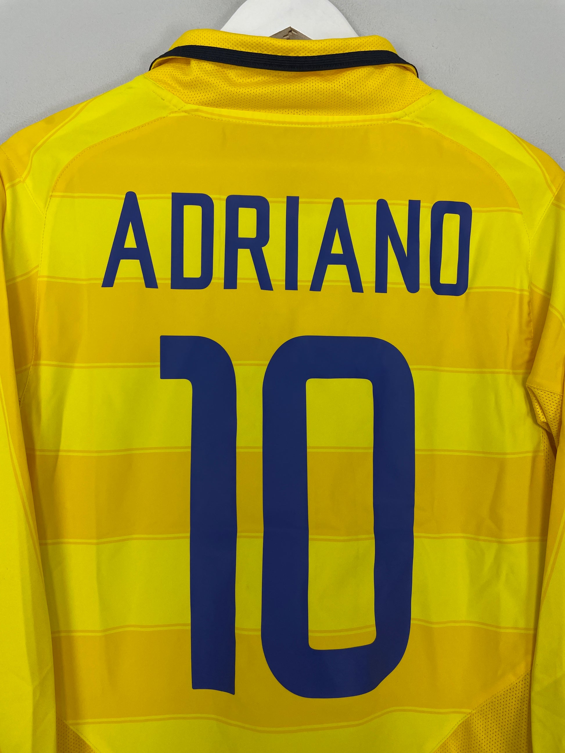 CULT KITS - 2003/04 INTER MILAN ADRIANO #10 L/S AWAY SHIRT (S) NIKE ...