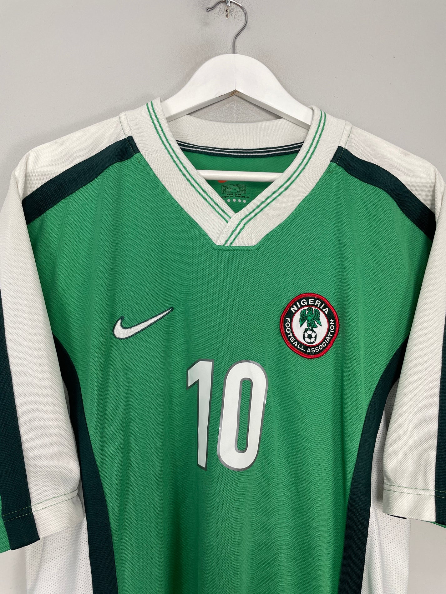CULT KITS - 1998/00 NIGERIA OKOCHA #10 HOME SHIRT (L) NIKE – Cult Kits