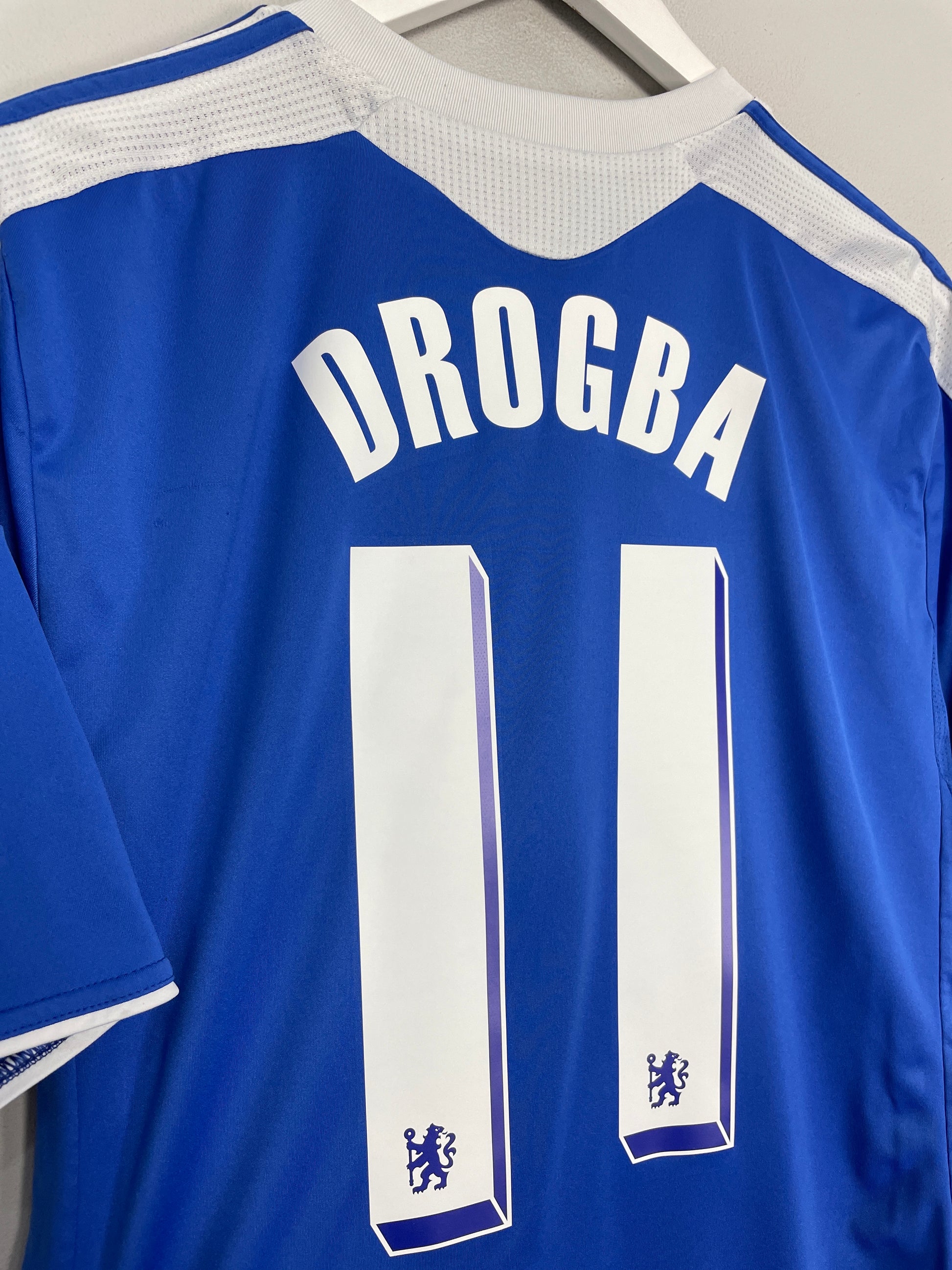 CULT KITS - 2011/12 CHELSEA DROGBA #11 HOME SHIRT (L) ADIDAS – Cult Kits