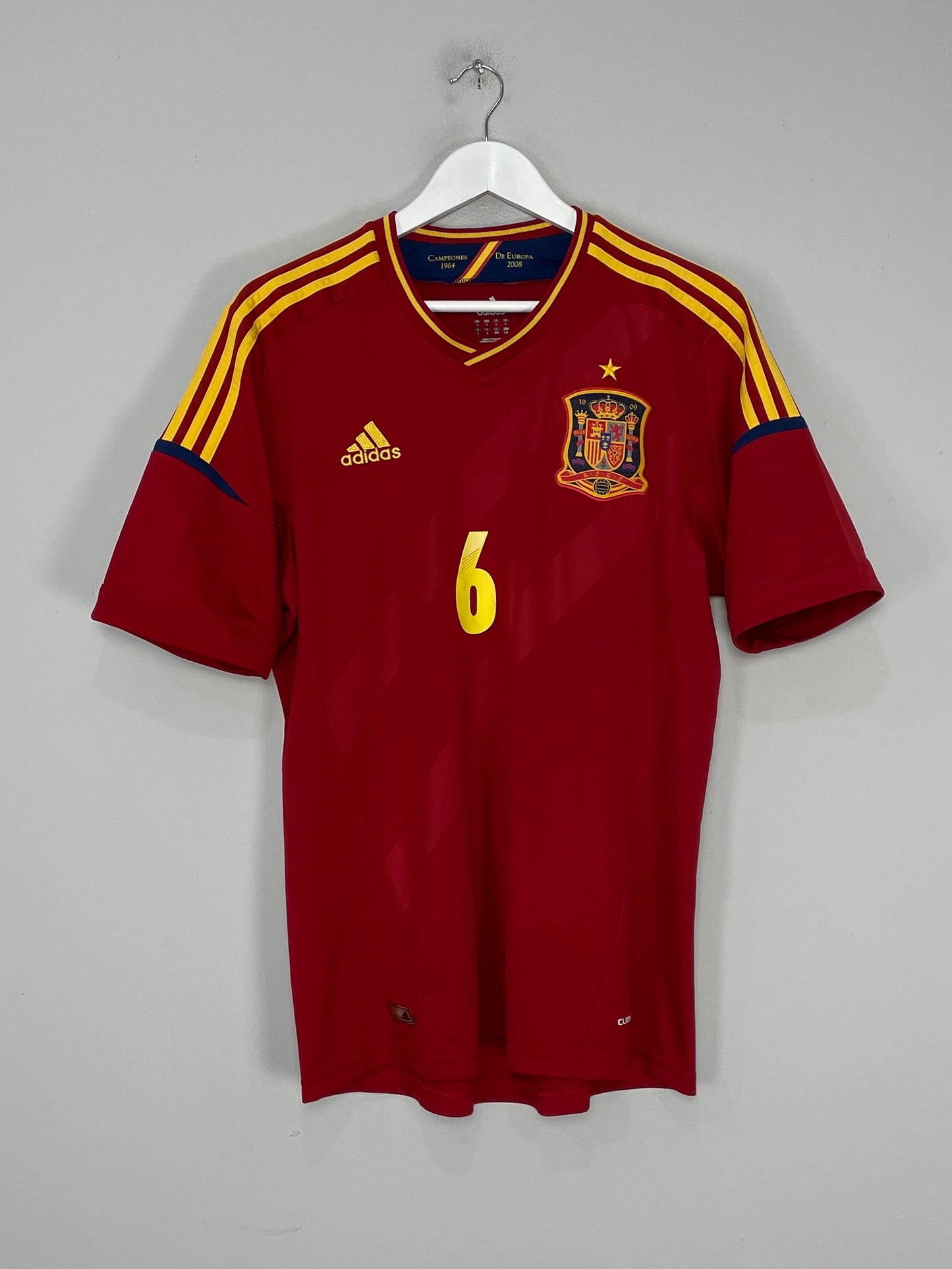 CULT KITS - 2011/12 SPAIN A.INIESTA #6 HOME SHIRT (L) ADIDAS – Cult Kits