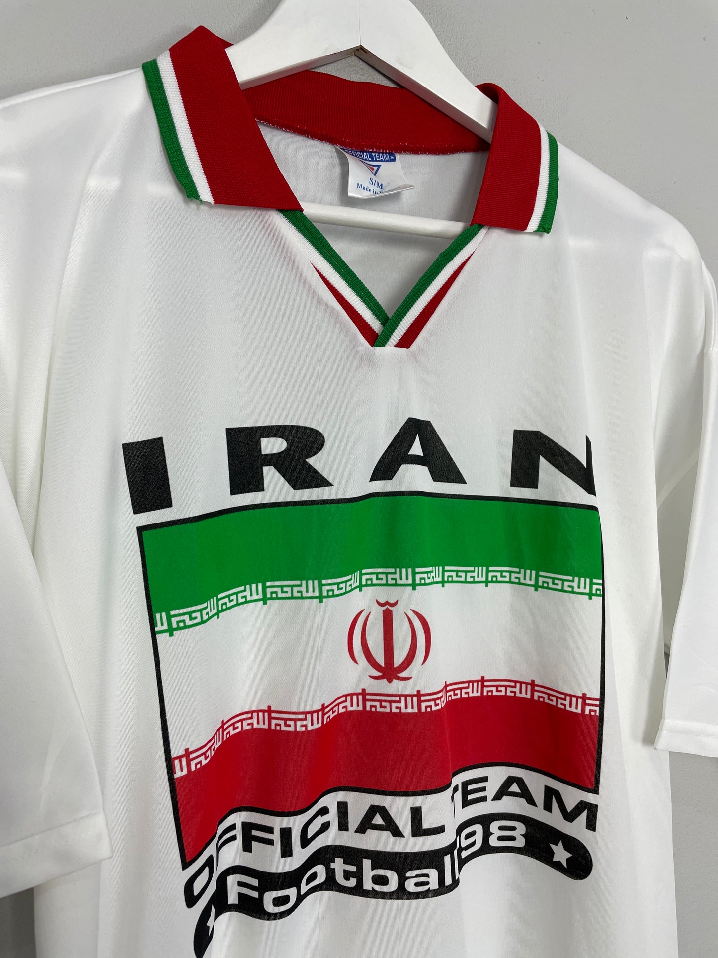 CULT KITS - 1998 IRAN FAN SHIRT (S/M) OFFICIAL TEAM – Cult Kits