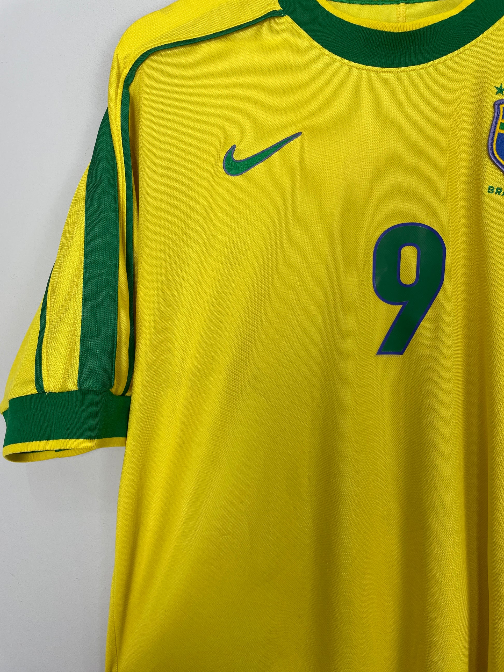 CULT KITS - 1998/00 BRAZIL RONALDO #9 HOME SHIRT (M) NIKE – Cult Kits