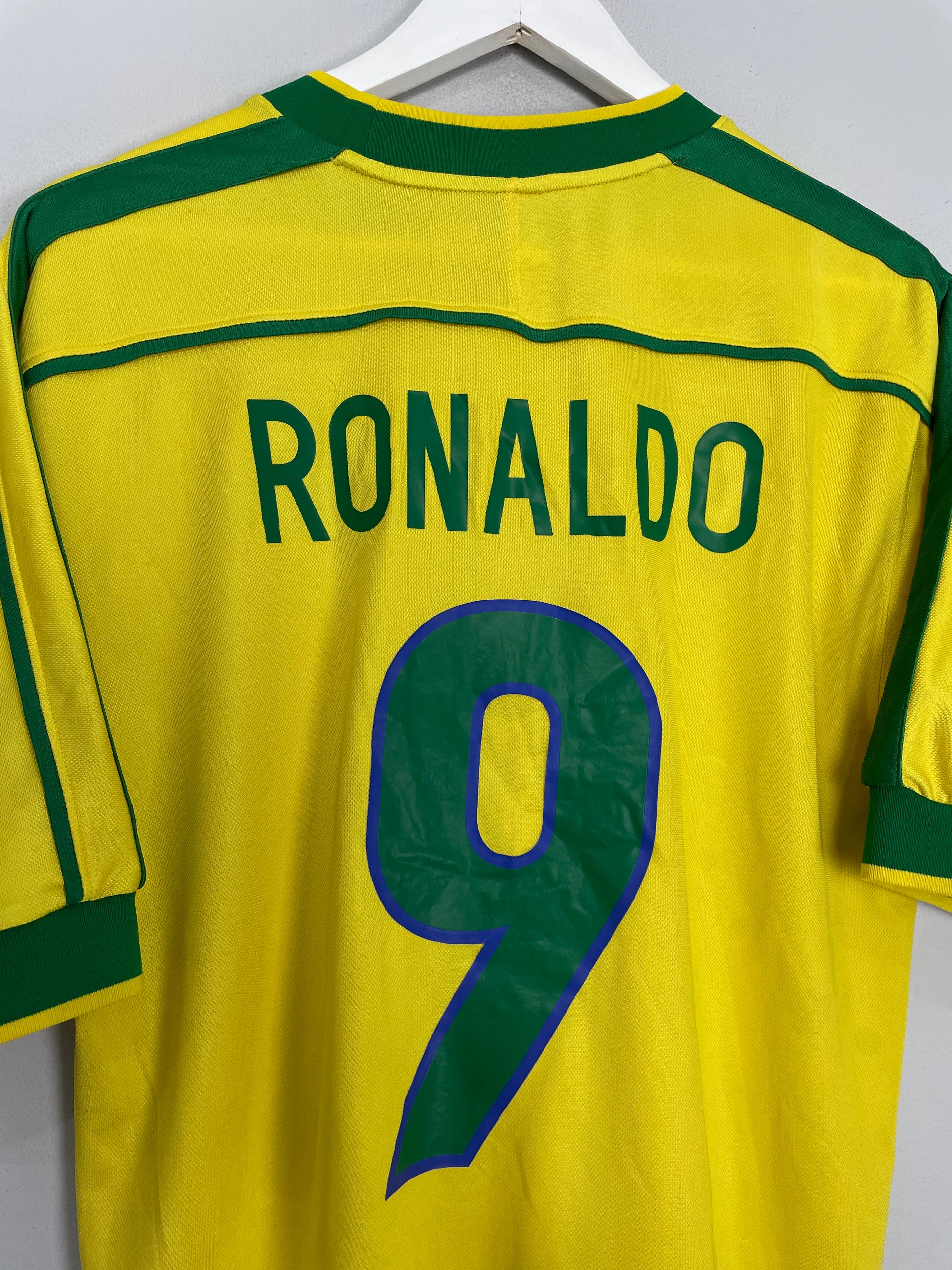 CULT KITS - 1998/00 BRAZIL RONALDO #9 HOME SHIRT (M) NIKE – Cult Kits