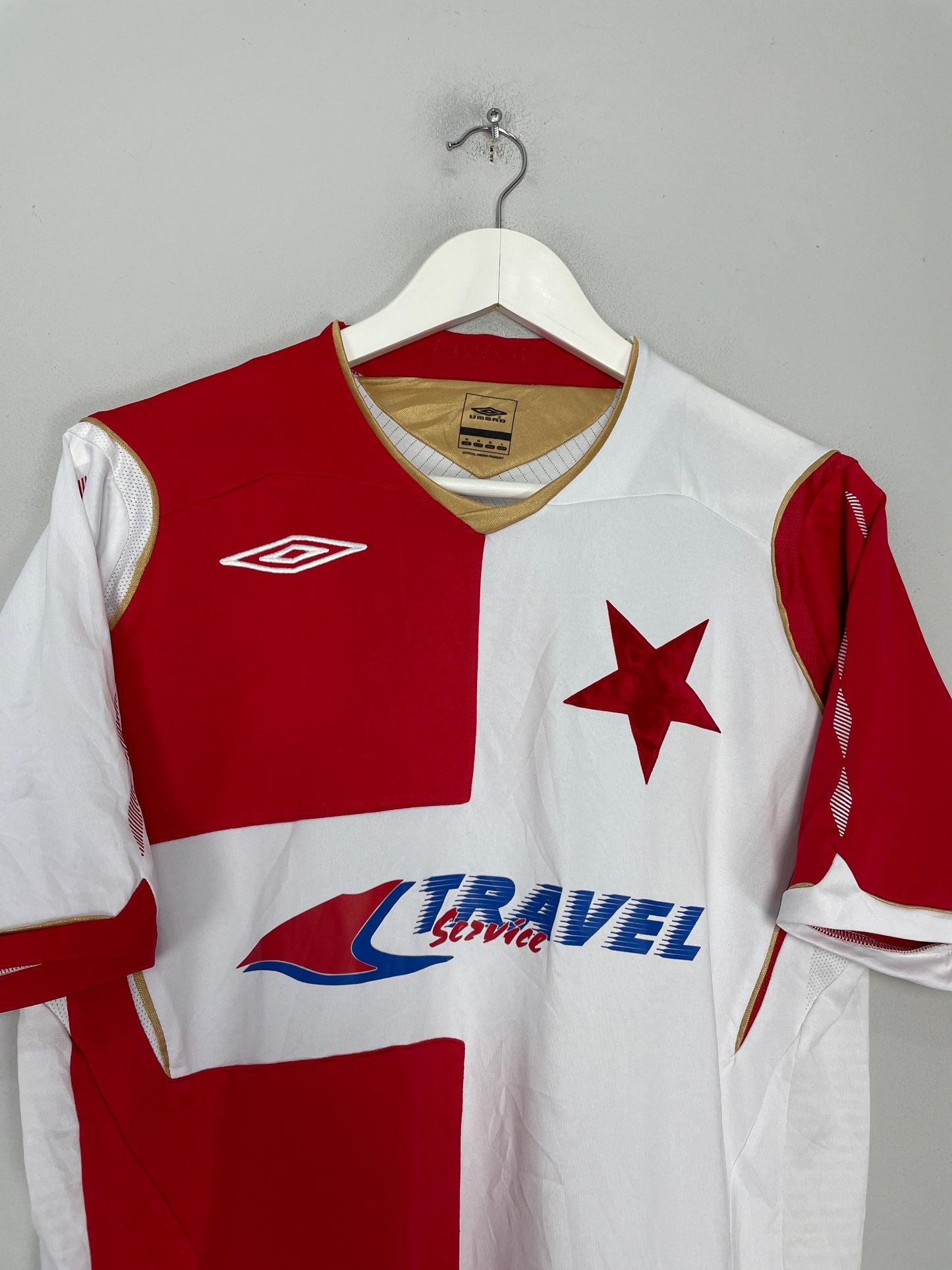 CULT KITS - 2008/09 SLAVIA PRAHA HOME SHIRT (M) UMBRO – Cult Kits