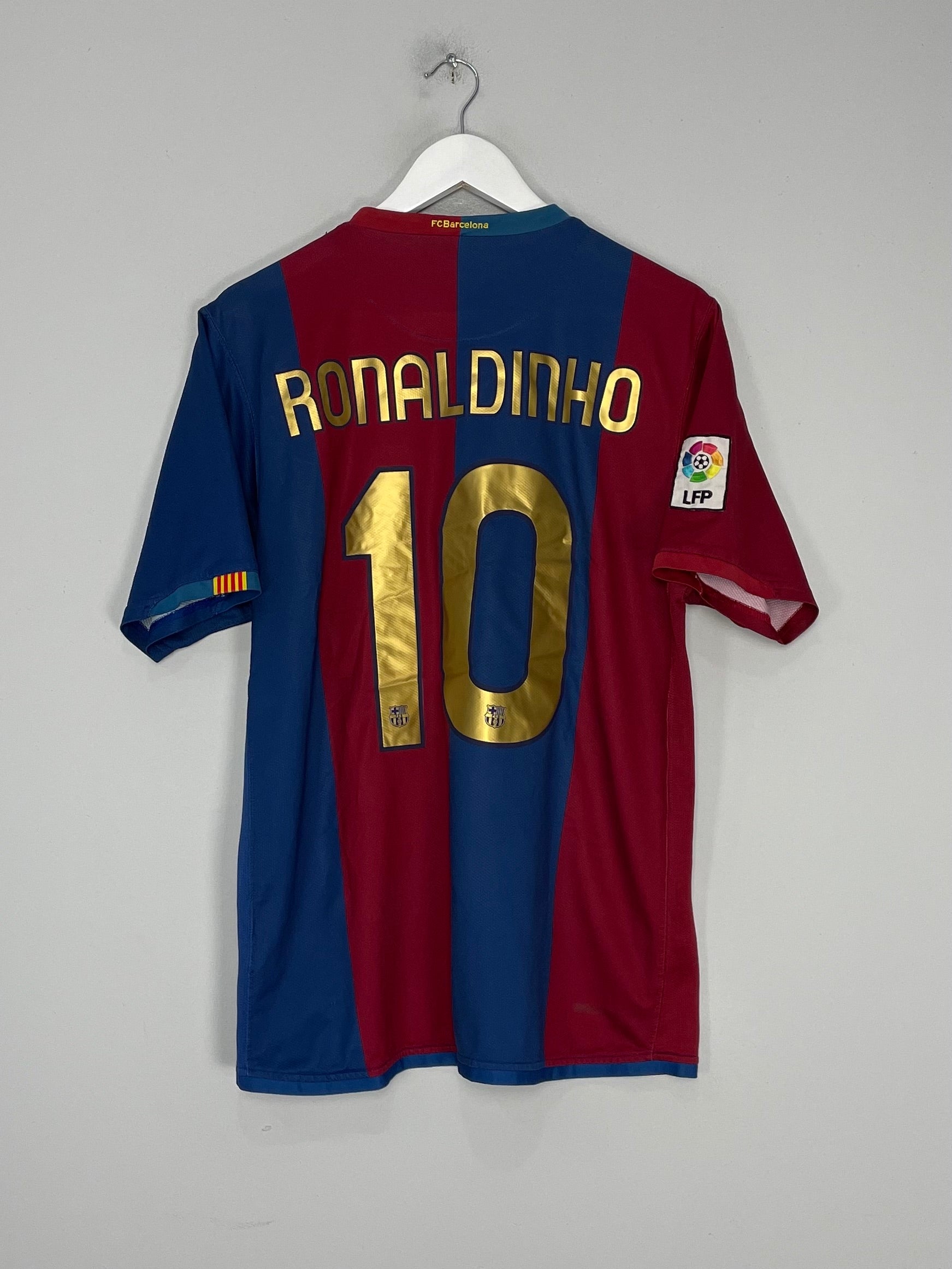 CULT KITS - 2006/07 BARCELONA RONALDINHO #10 HOME SHIRT (M) NIKE – Cult ...