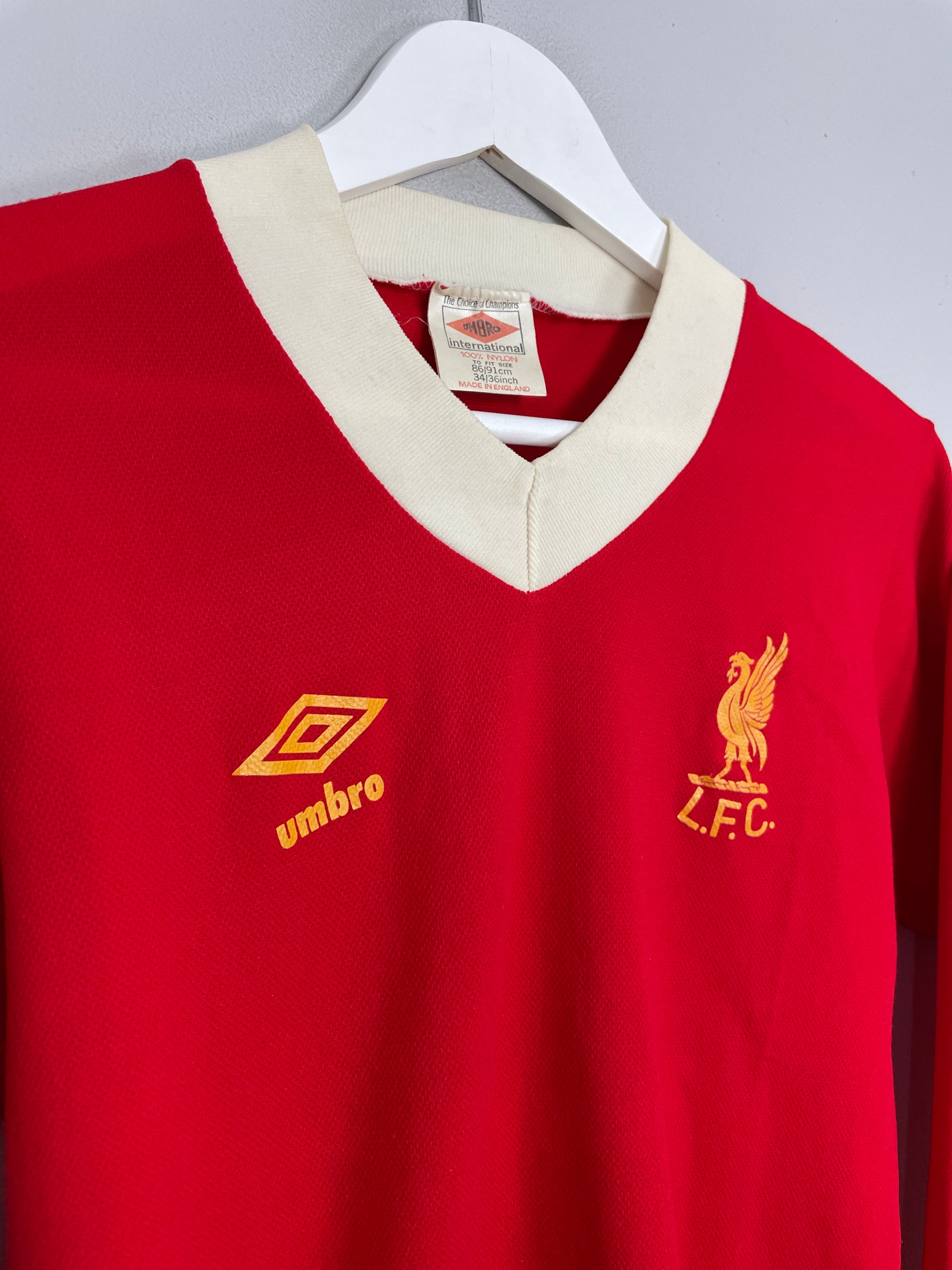 CULT KITS | 1979/82 LIVERPOOL L/S HOME SHIRT (S) UMBRO – Cult Kits