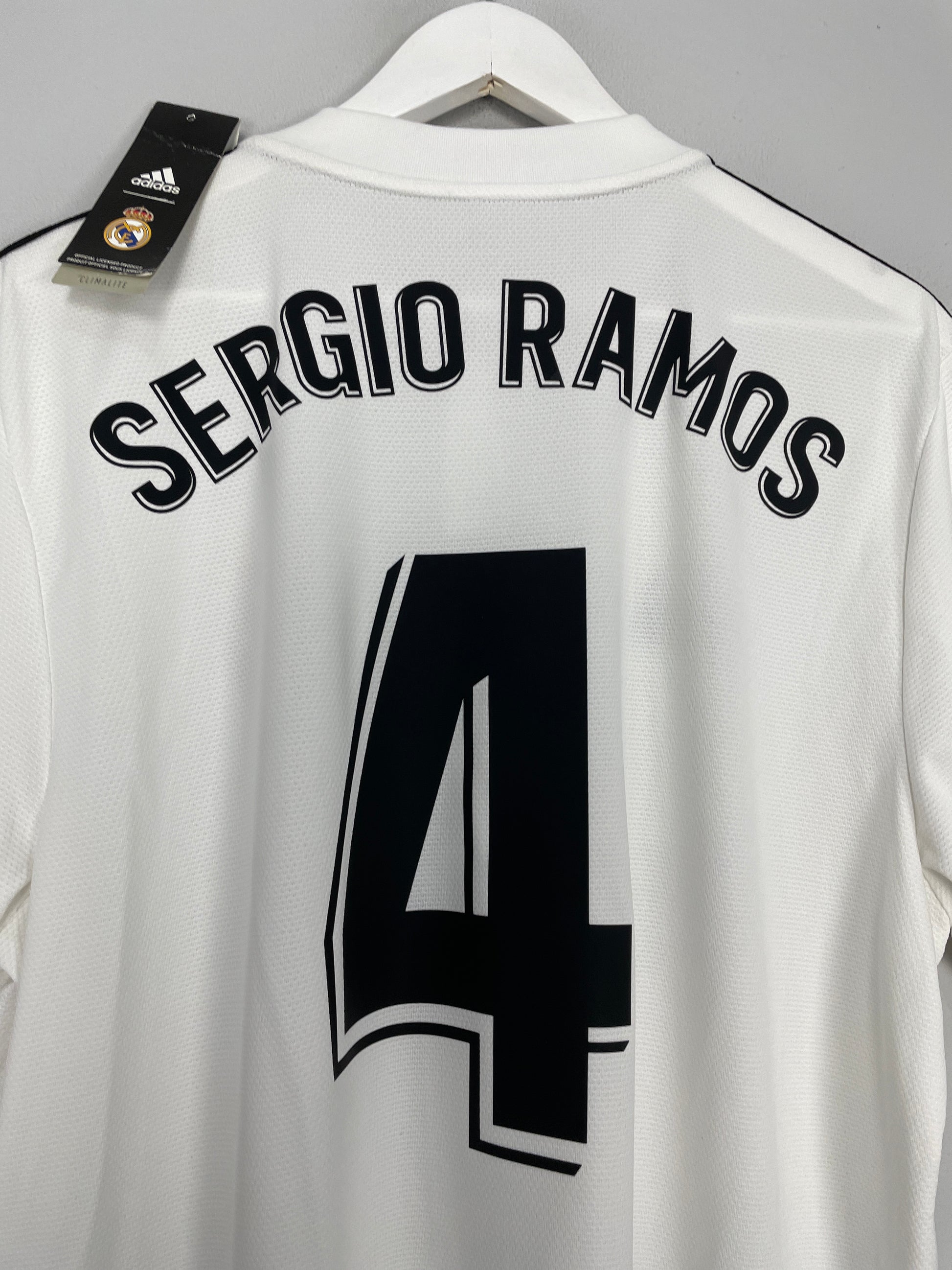 CULT KITS - 2018/19 REAL MADRID SERGIO RAMOS #4 *BNWT* HOME SHIRT (XL ...