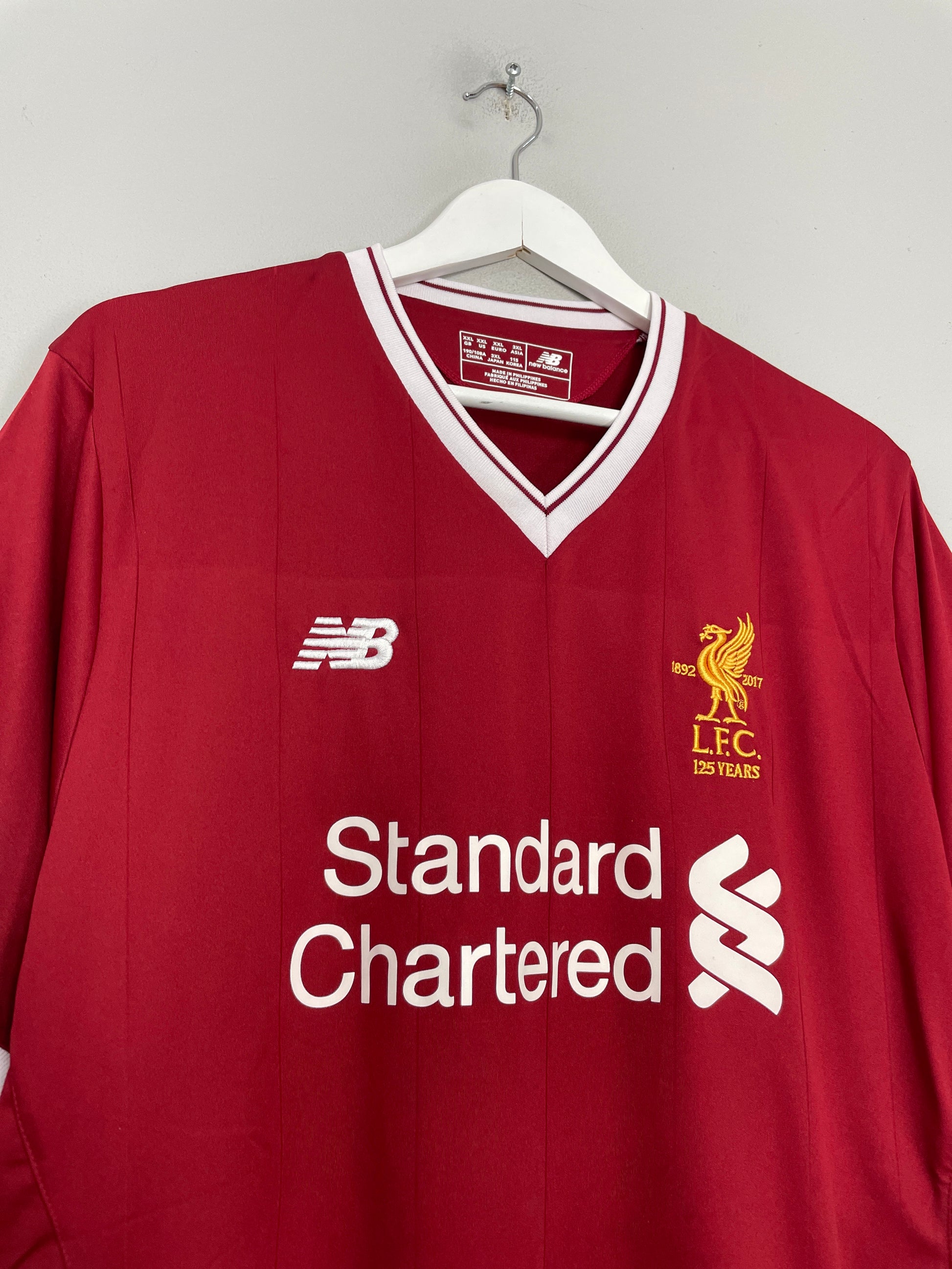 CULT KITS - 2017/18 LIVERPOOL *ANNIVERSARY* HOME SHIRT (XXL) NEW ...