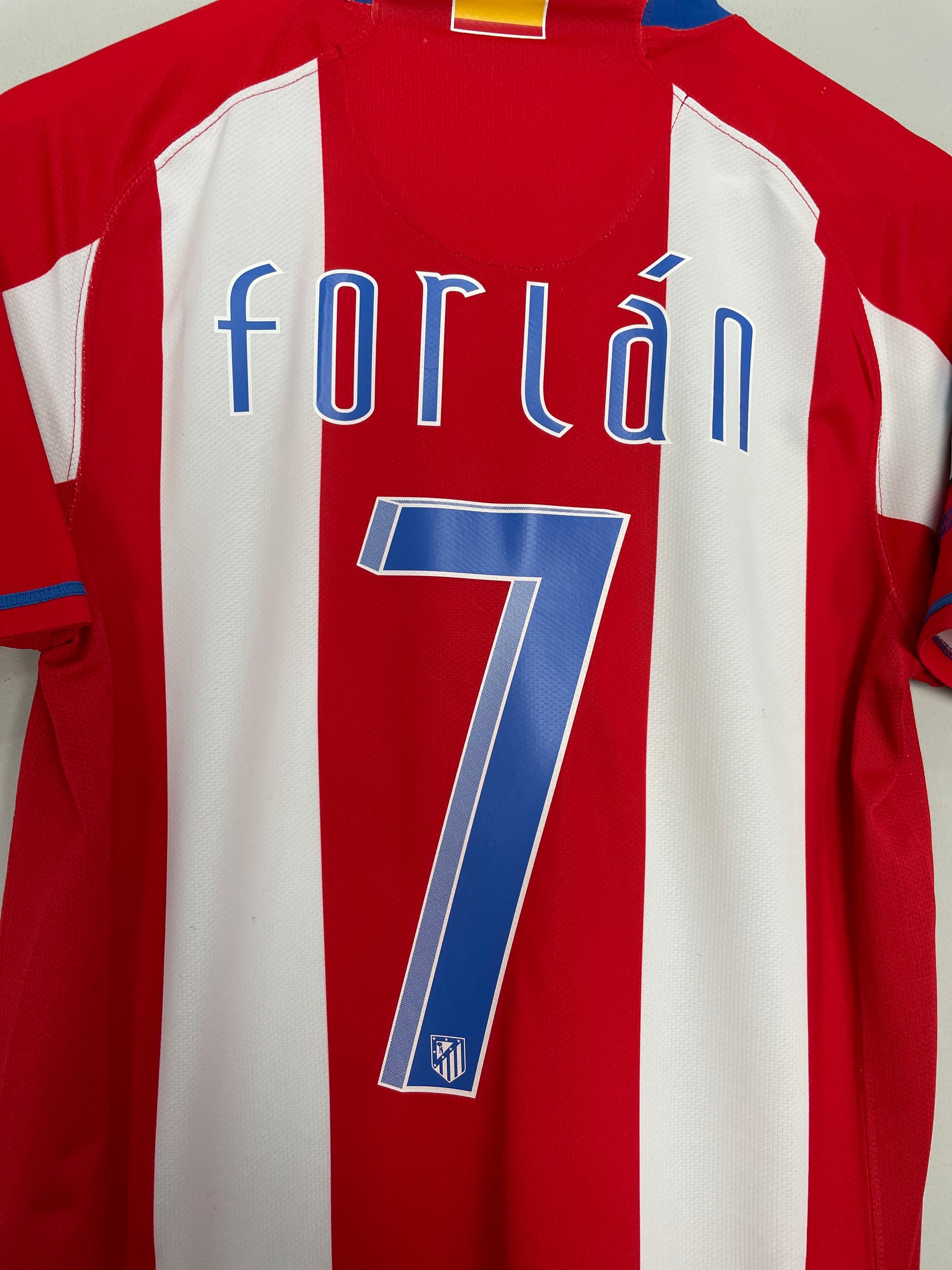 CULT KITS - 2007/08 ATLETICO MADRID FORLAN #7 HOME SHIRT (S) NIKE ...