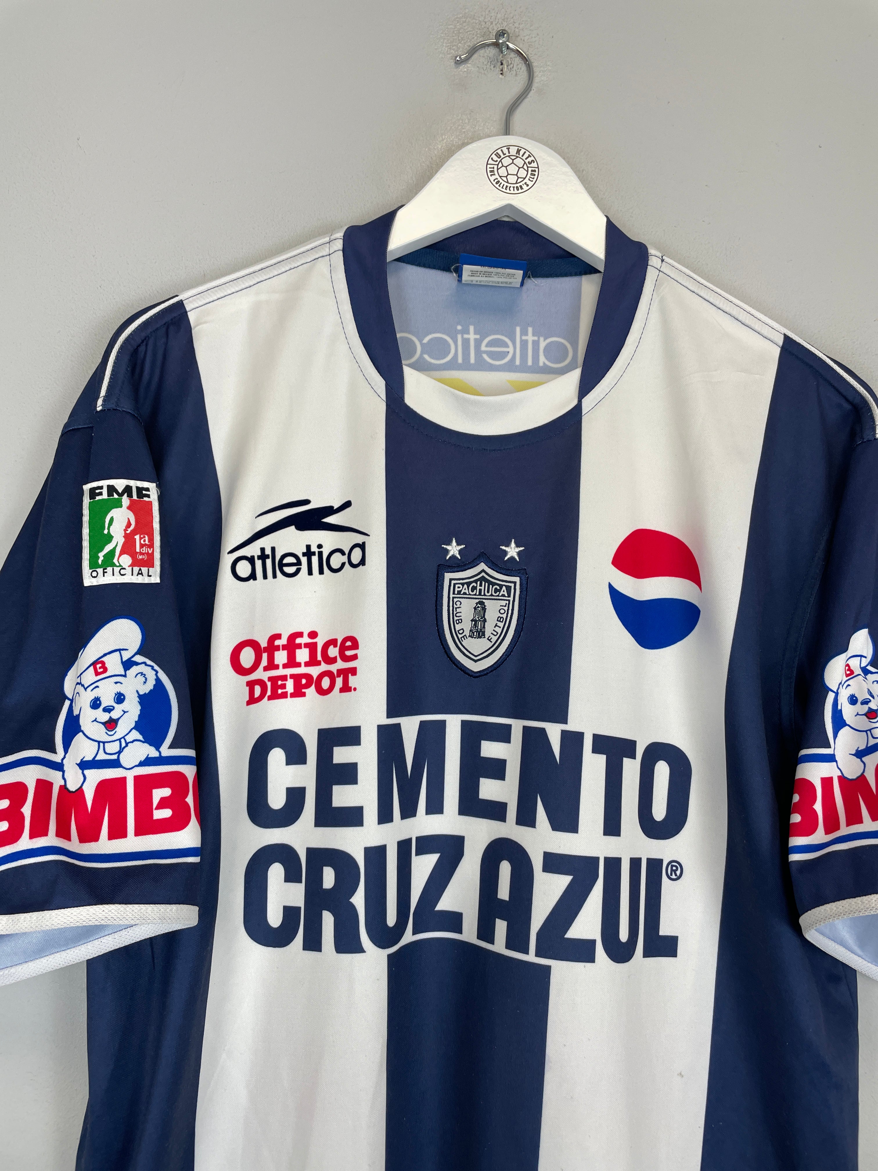 2003/04 PACHUCA #10 HOME SHIRT (L) ATLETICA – Cult Kits