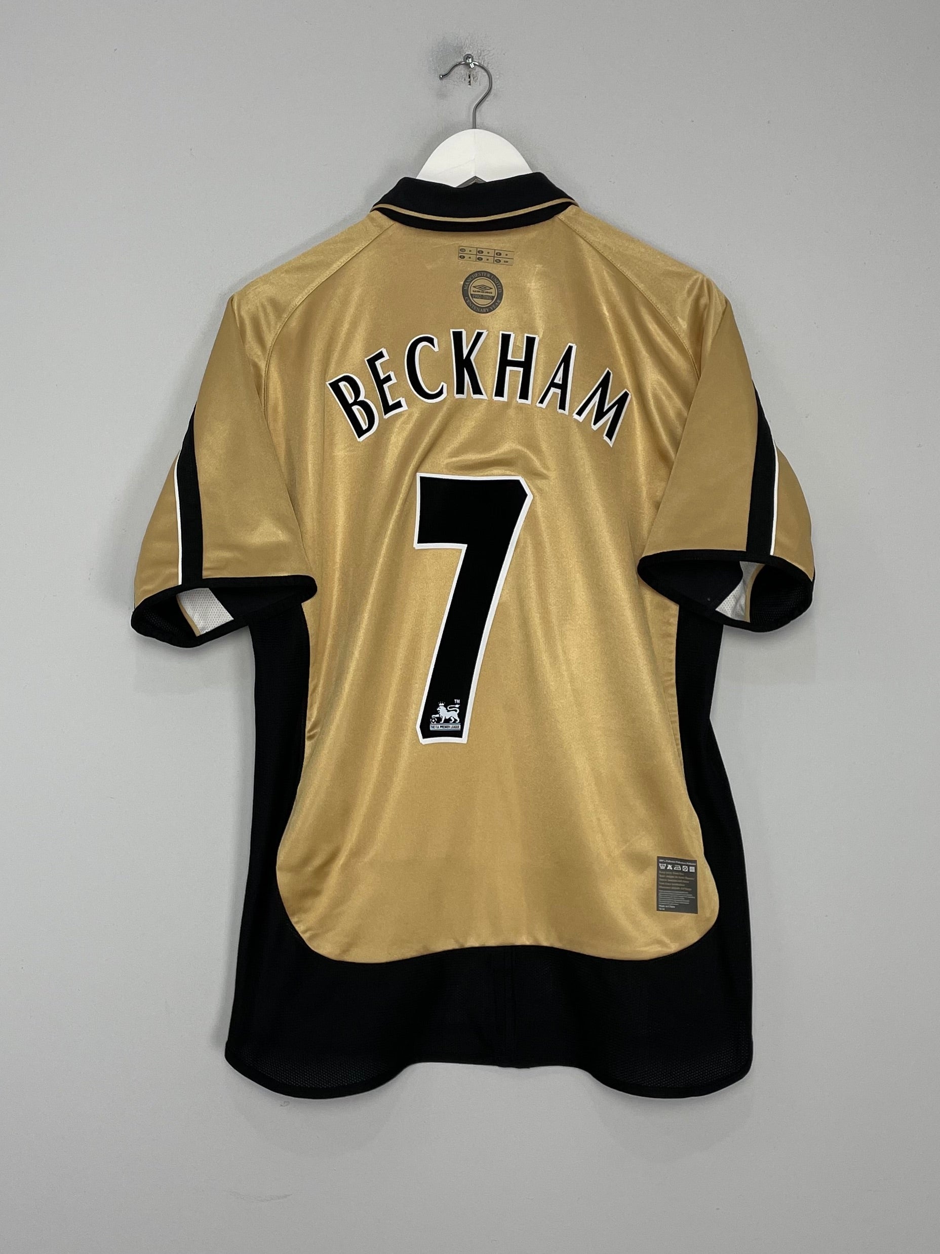 CULT KITS - 2001/02 MANCHESTER UNITED BECKHAM #7 *CENTENARY* AWAY/THIRD ...