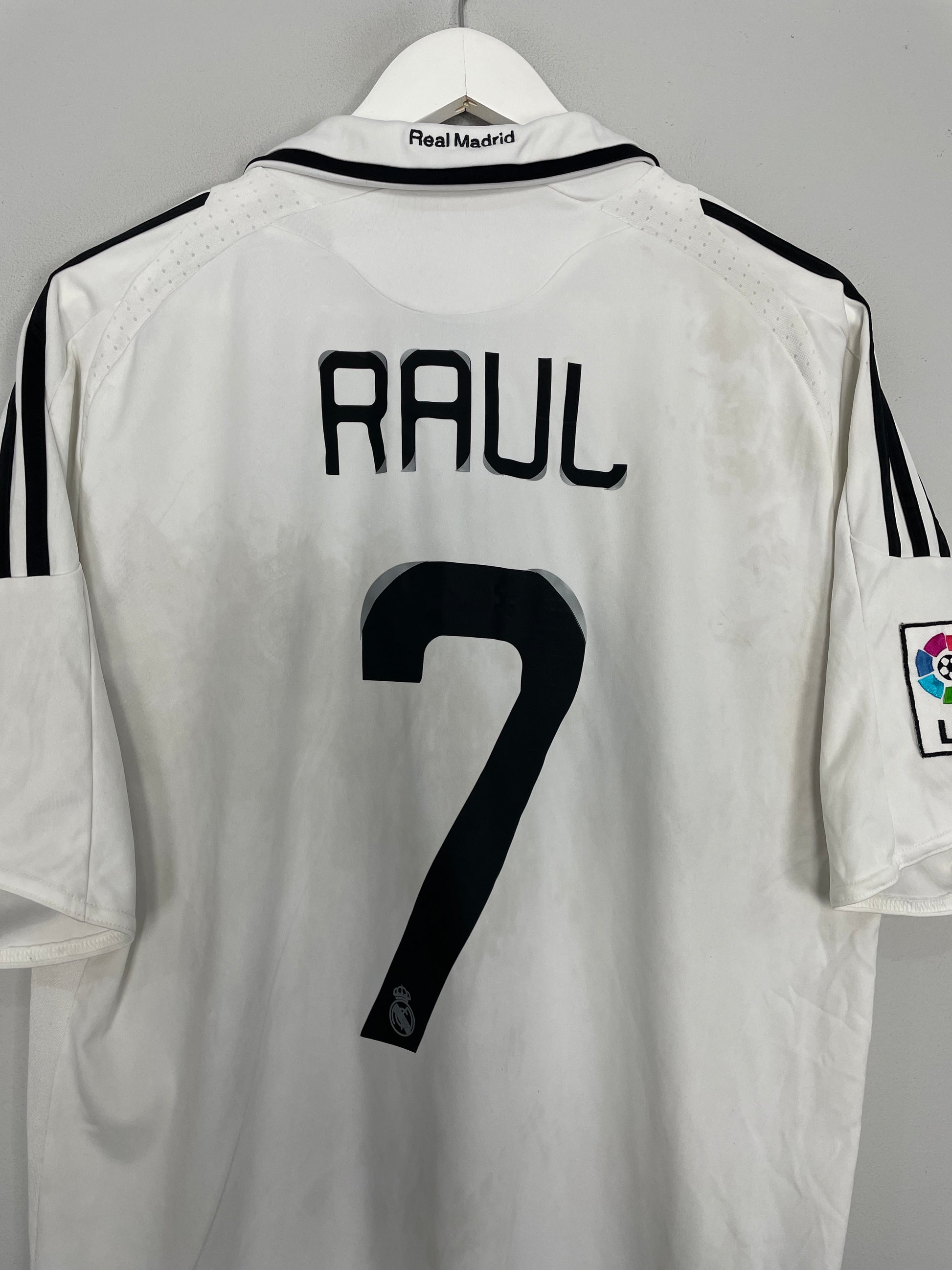 CULT KITS - 2008/09 REAL MADRID RAUL #7 HOME SHIRT (L) ADIDAS – Cult Kits