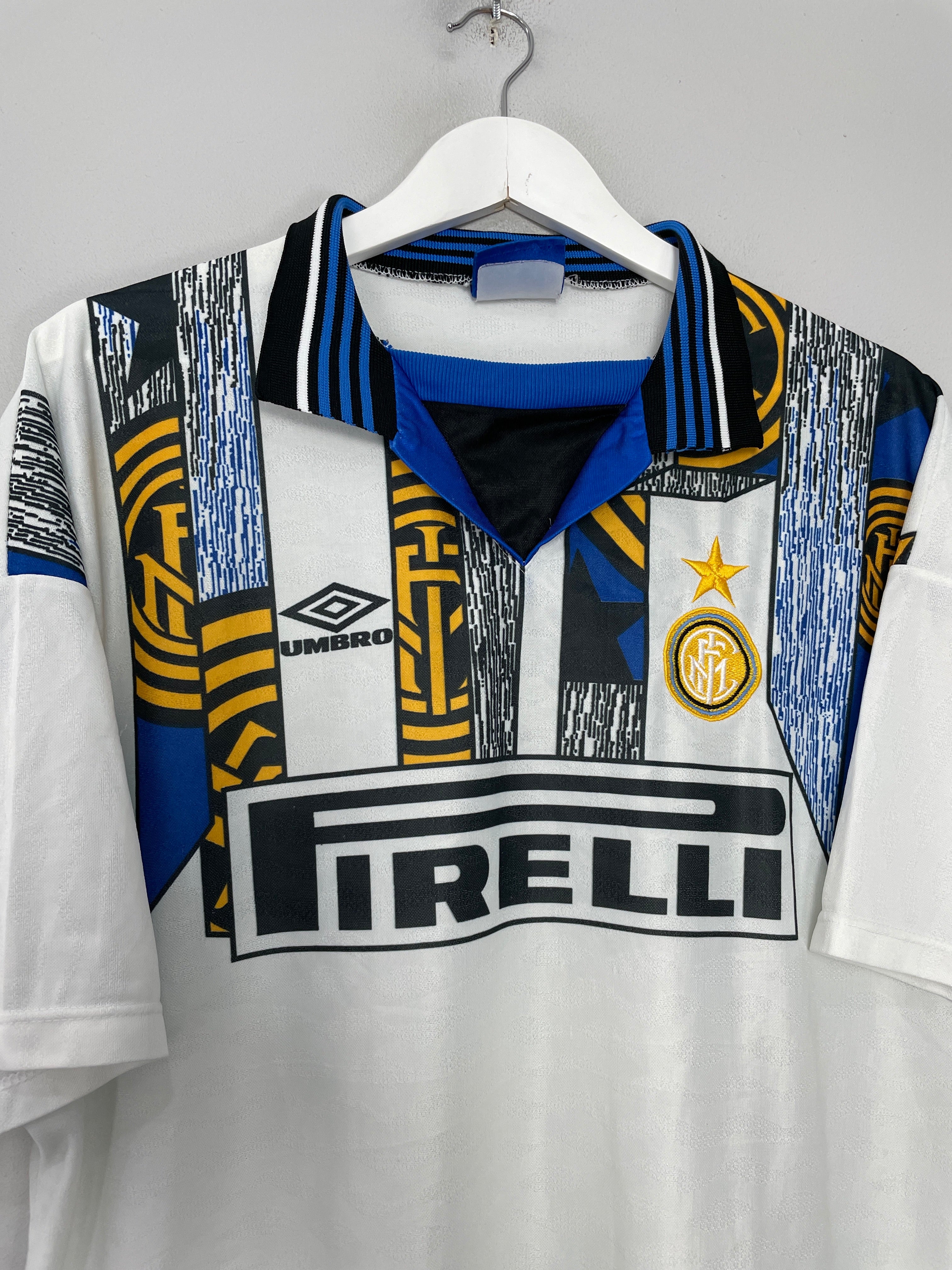 Cult Kits | 1995/96 INTER MILAN AWAY SHIRT (XL) UMBRO