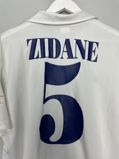 CULT KITS - 2001/02 REAL MADRID ZIDANE #5 HOME SHIRT (M) ADIDAS – Cult Kits