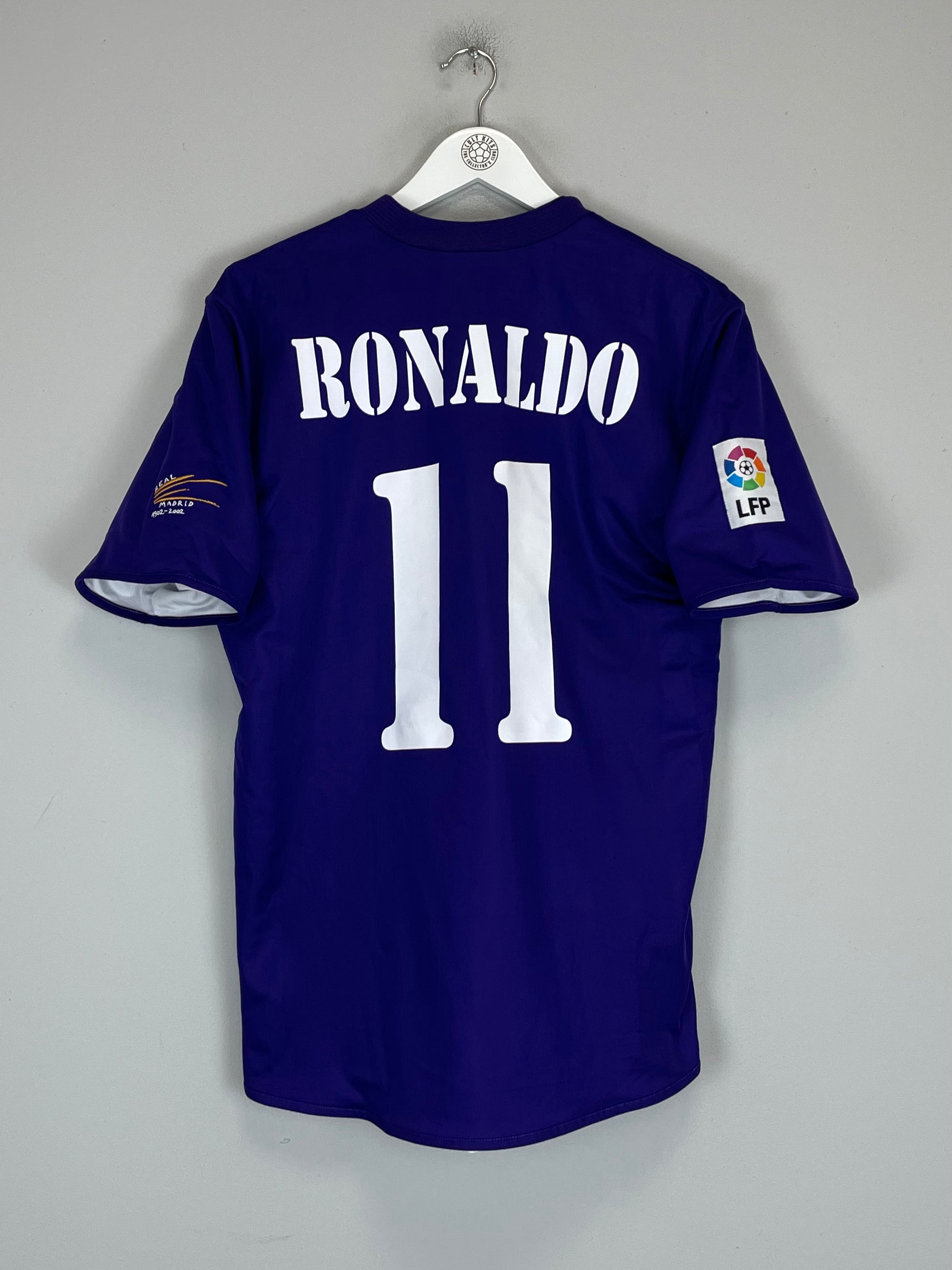 2001/02 REAL MADRID RONALDO #11 *CENTENARY* THIRD SHIRT (M) ADIDAS ...