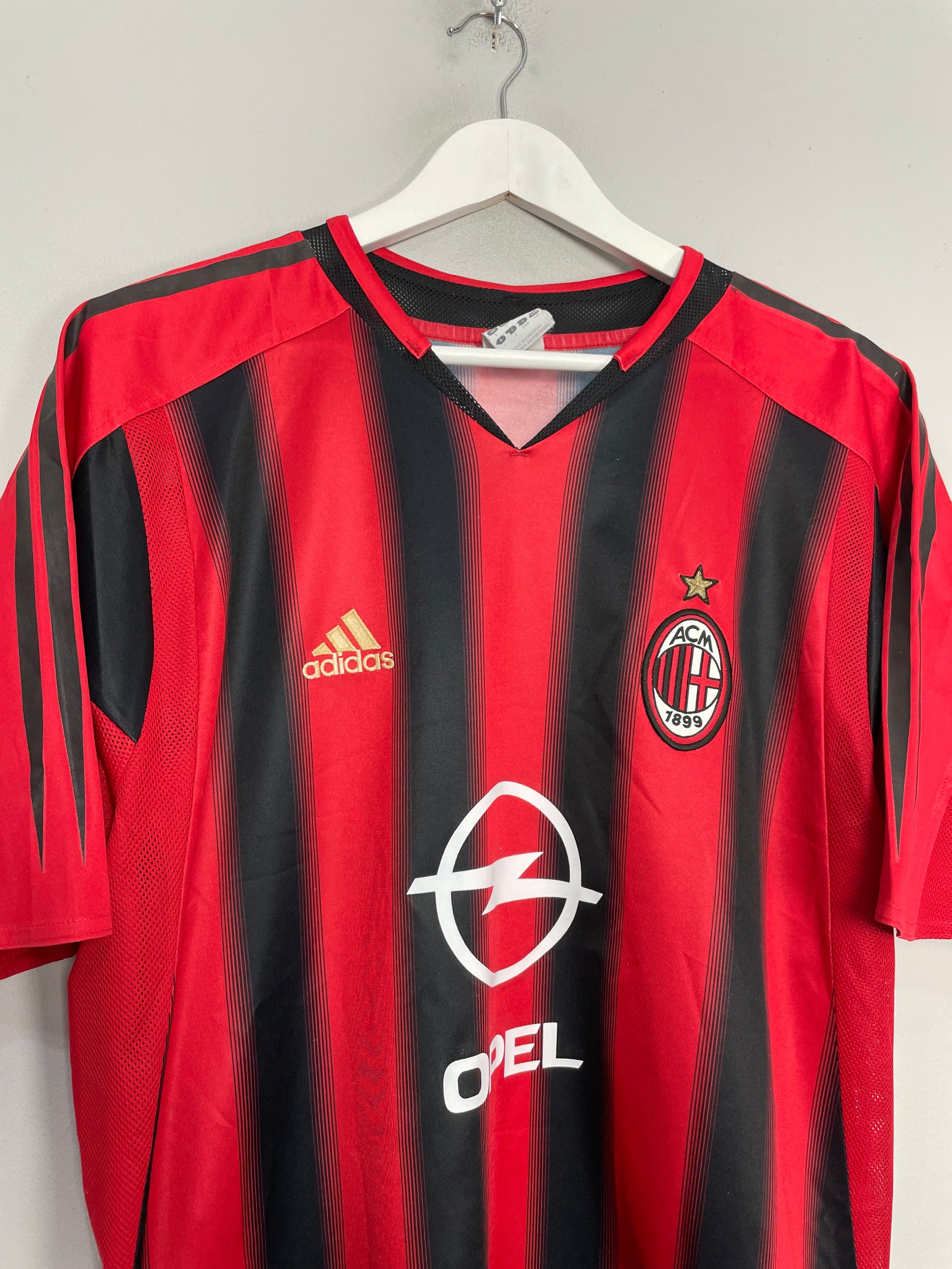 CULT KITS - 2004/05 AC MILAN MALDINI #3 HOME SHIRT (L) ADIDAS – Cult Kits