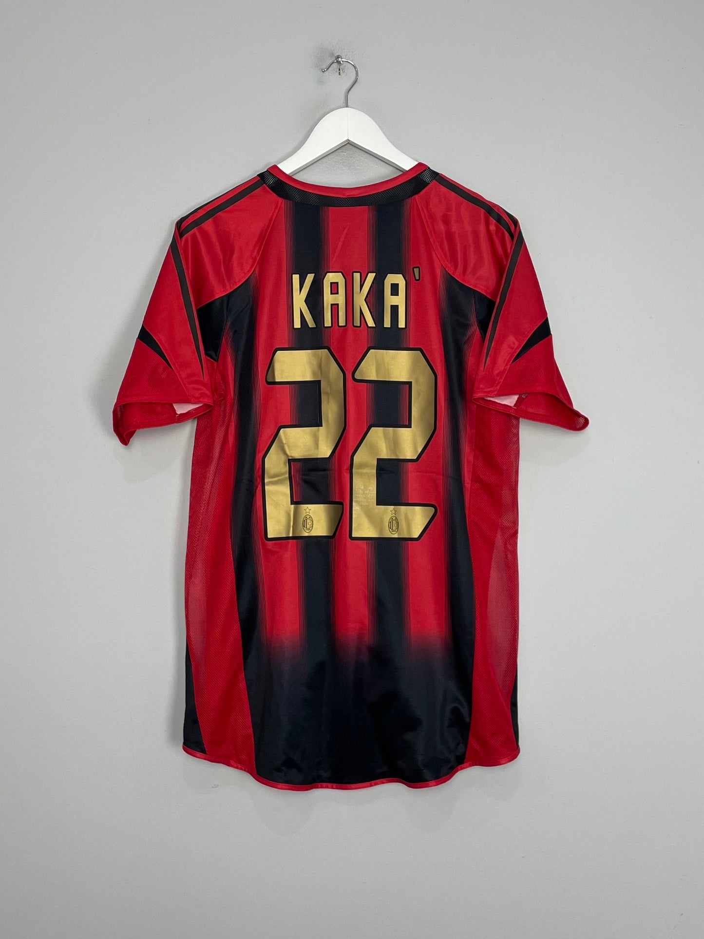 CULT KITS - 2002/03 AC MILAN KAKA #22 *PLAYER ISSUE* HOME SHIRT (M) ADIDAS – Cult Kits