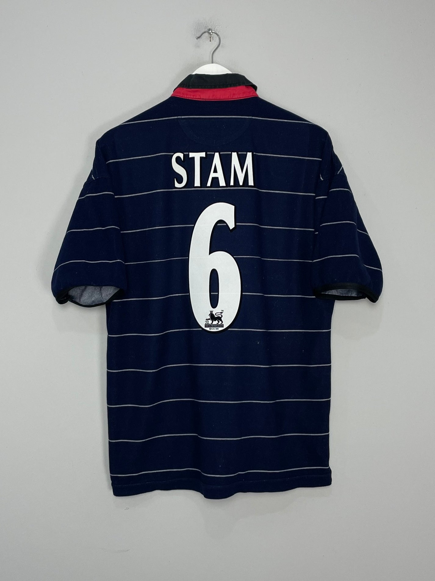 CULT KITS - 1999/00 MANCHESTER UNITED STAM #6 AWAY SHIRT (L) UMBRO ...