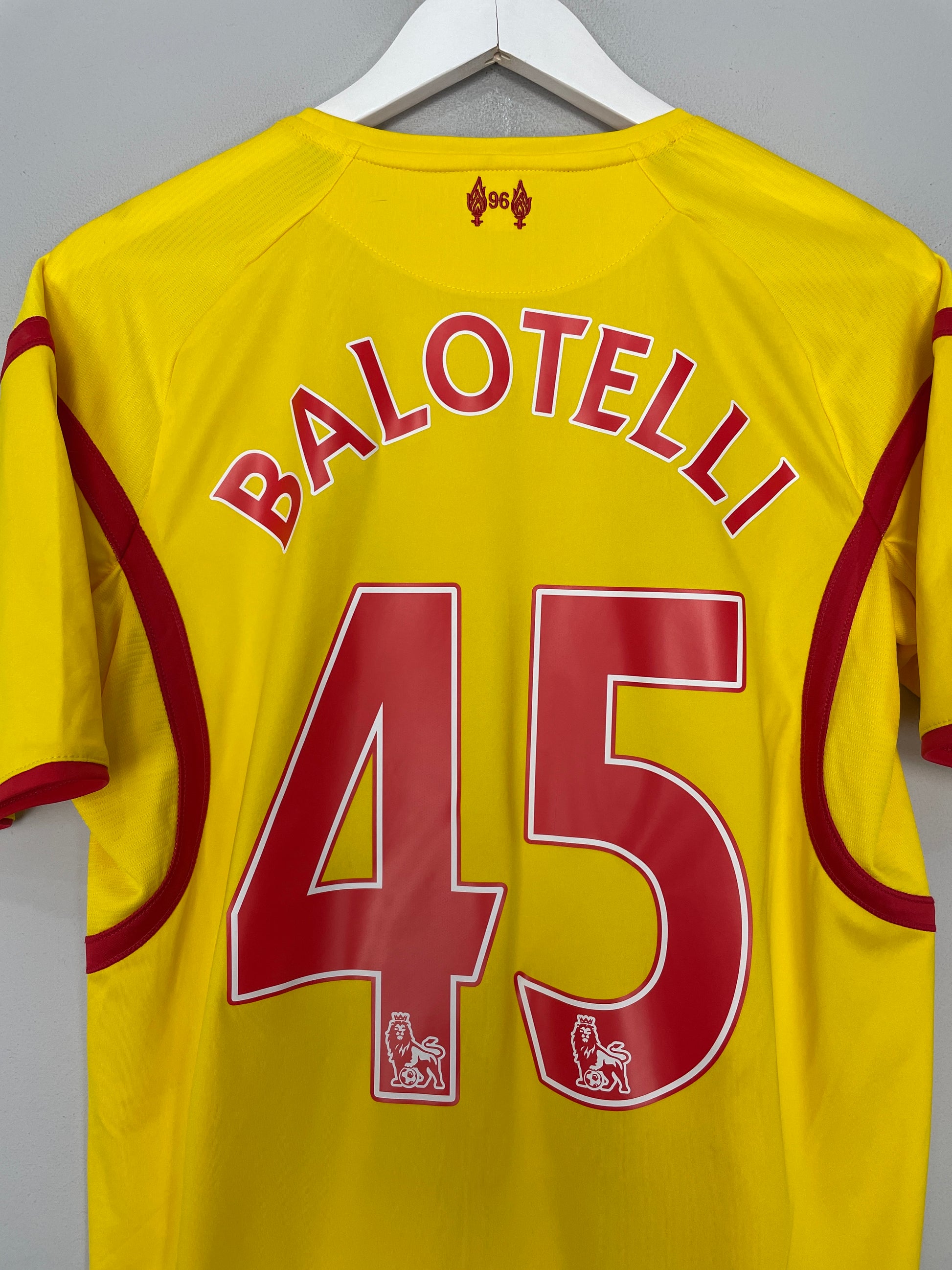 CULT KITS - 2014/15 LIVERPOOL BALOTELLI #45 AWAY SHIRT (M) WARRIOR ...