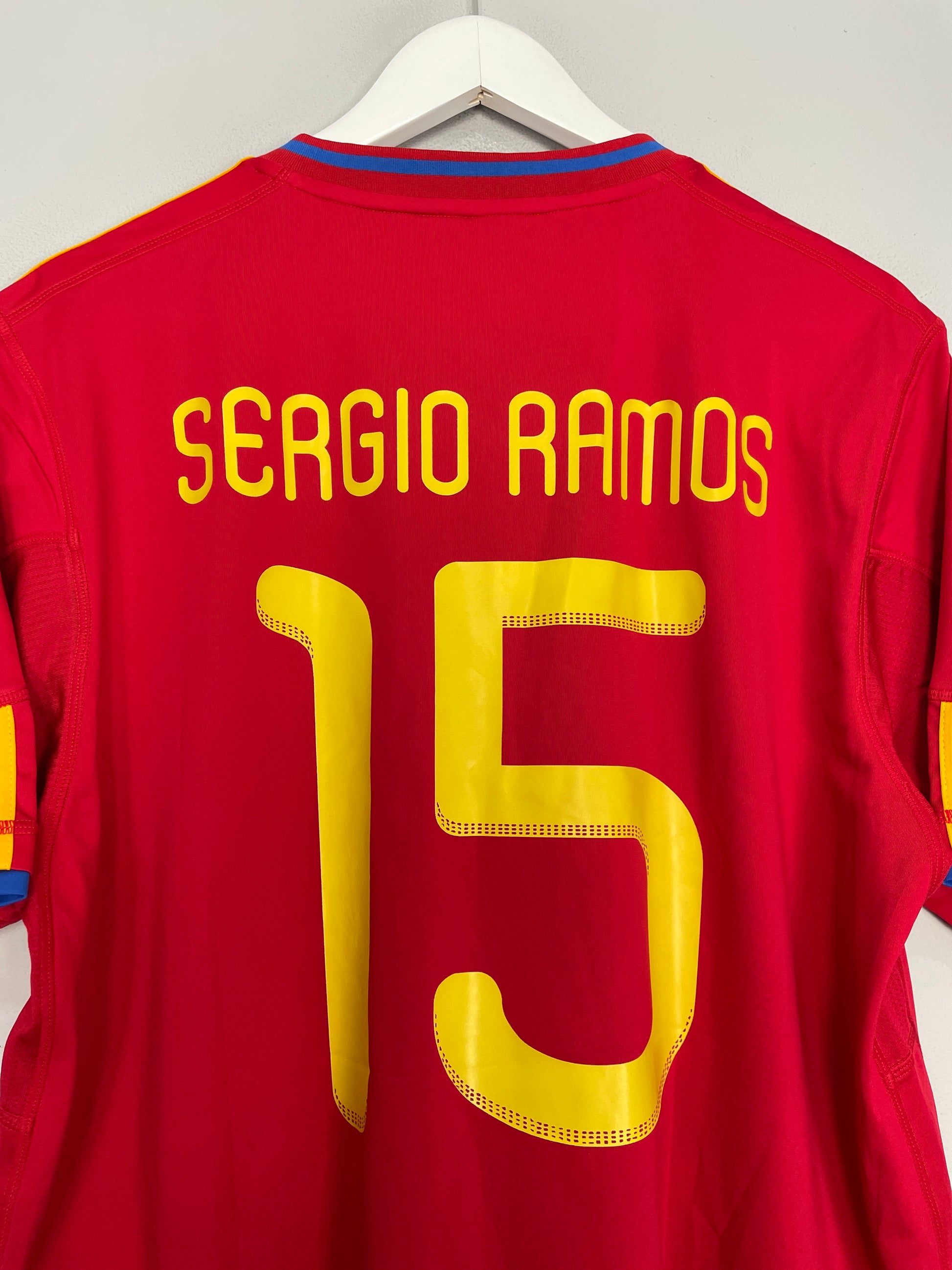 CULT KITS - 2010/11 SPAIN SERGIO RAMOS #15 HOME SHIRT (XL) ADIDAS ...
