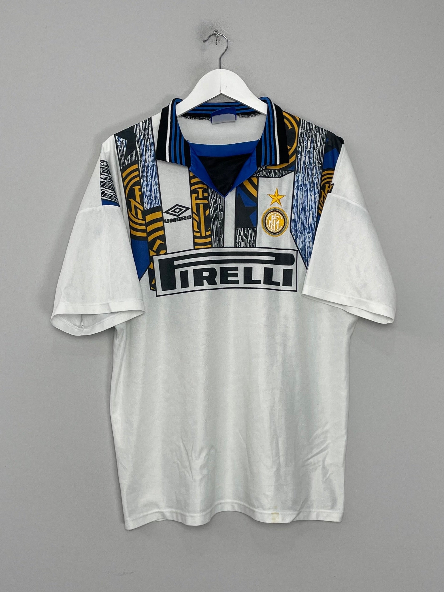 Cult Kits | 1995/96 INTER MILAN AWAY SHIRT (XL) UMBRO