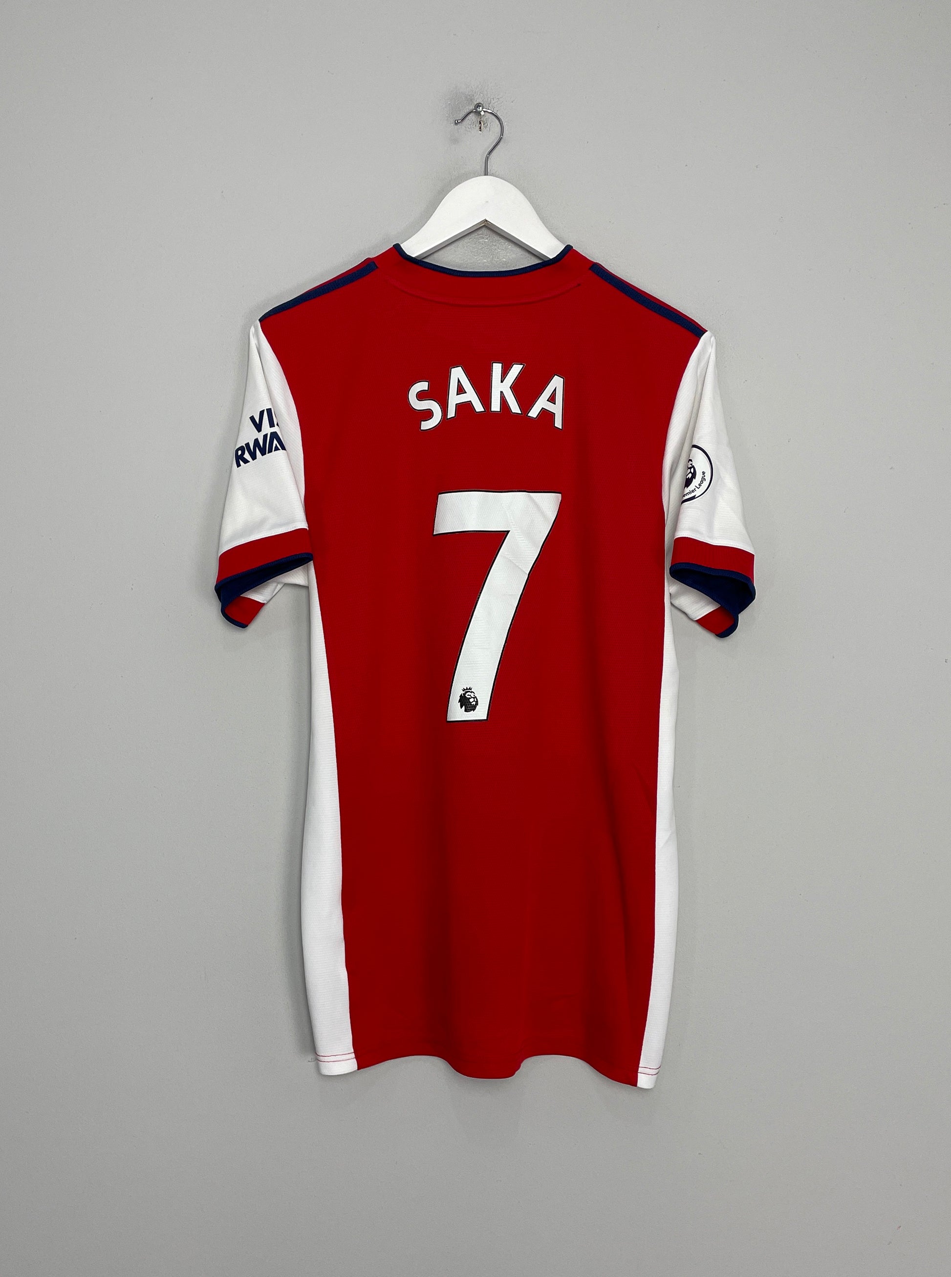 CULT KITS | 2021/22 ARSENAL SAKA #7 HOME SHIRT (L) ADIDAS – Cult Kits