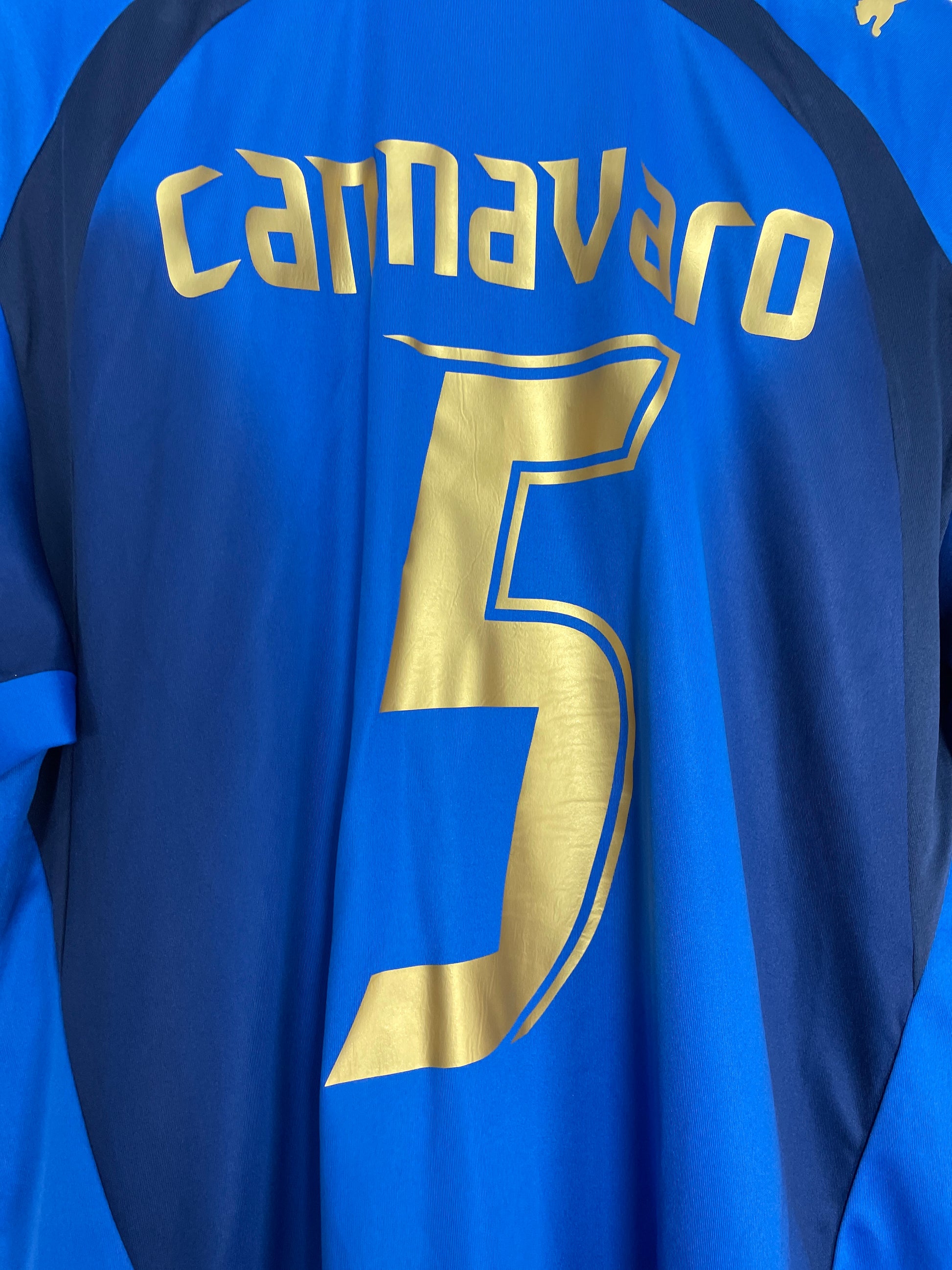 CULT KITS - 2006/07 ITALY CANNAVARO #5 HOME SHIRT (L) PUMA – Cult Kits