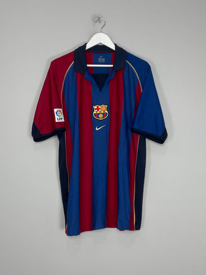 CULT KITS - 2001/02 BARCELONA RIVALDO #10 HOME SHIRT (XL) NIKE – Cult Kits