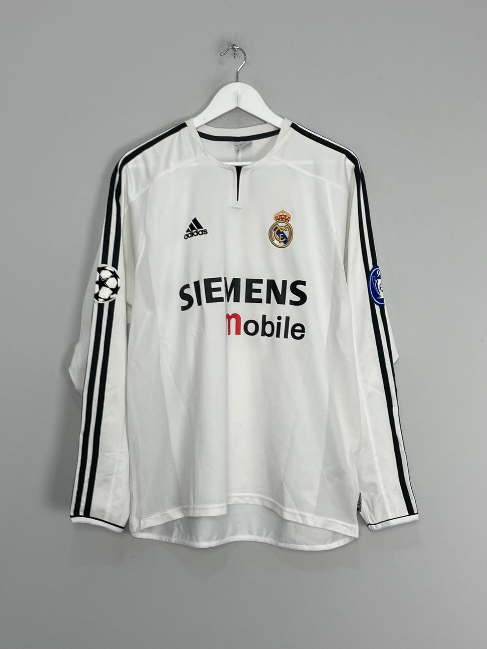CULT KITS - 2004/05 REAL MADRID GUTI.H #14 L/S C/L HOME SHIRT (M ...