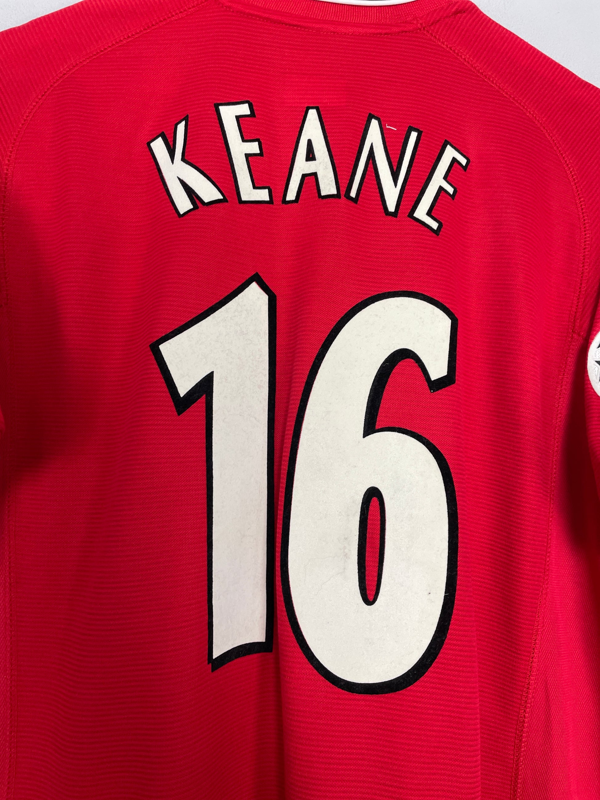 CULT KITS - 2000/02 MANCHESTER UNITED KEANE #16 C/L HOME SHIRT (M ...