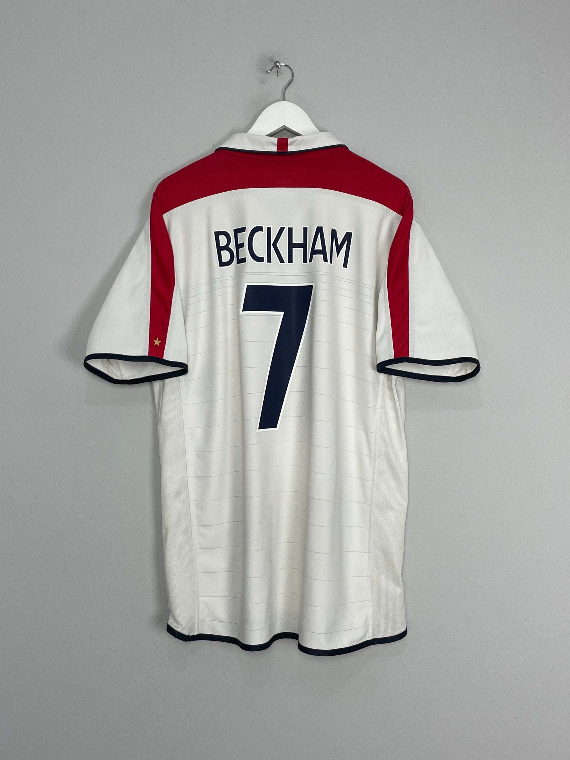 CULT KITS - 2003/05 ENGLAND BECKHAM #7 HOME SHIRT (XL) UMBRO – Cult Kits