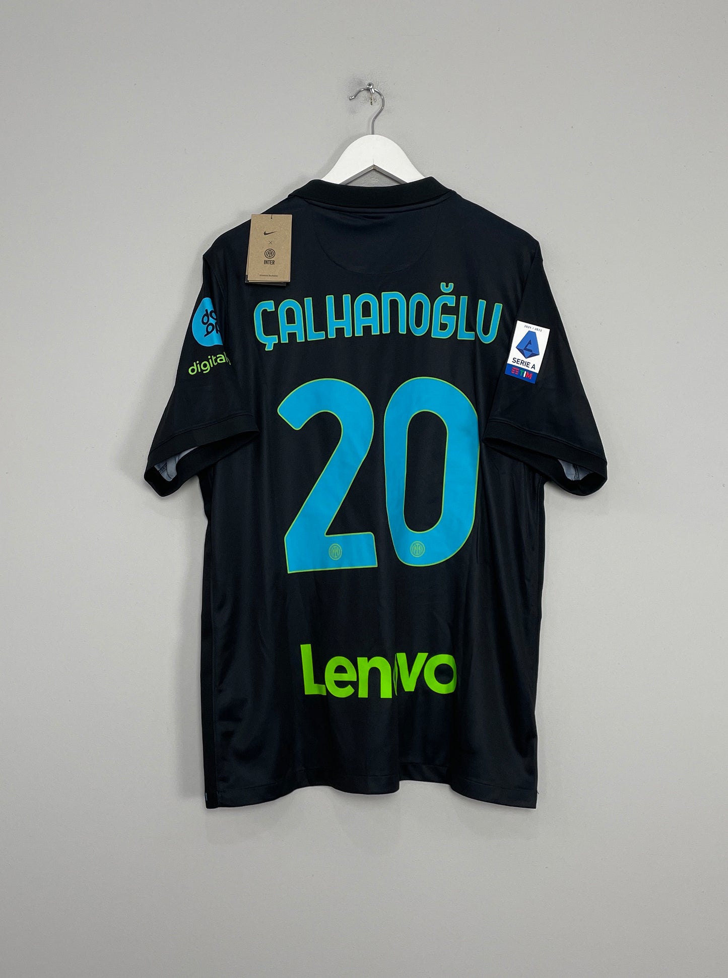 CULT KITS - 2021/22 INTER MILAN CALHANOGLU #20 *BNWT* THIRD SHIRT (XL ...