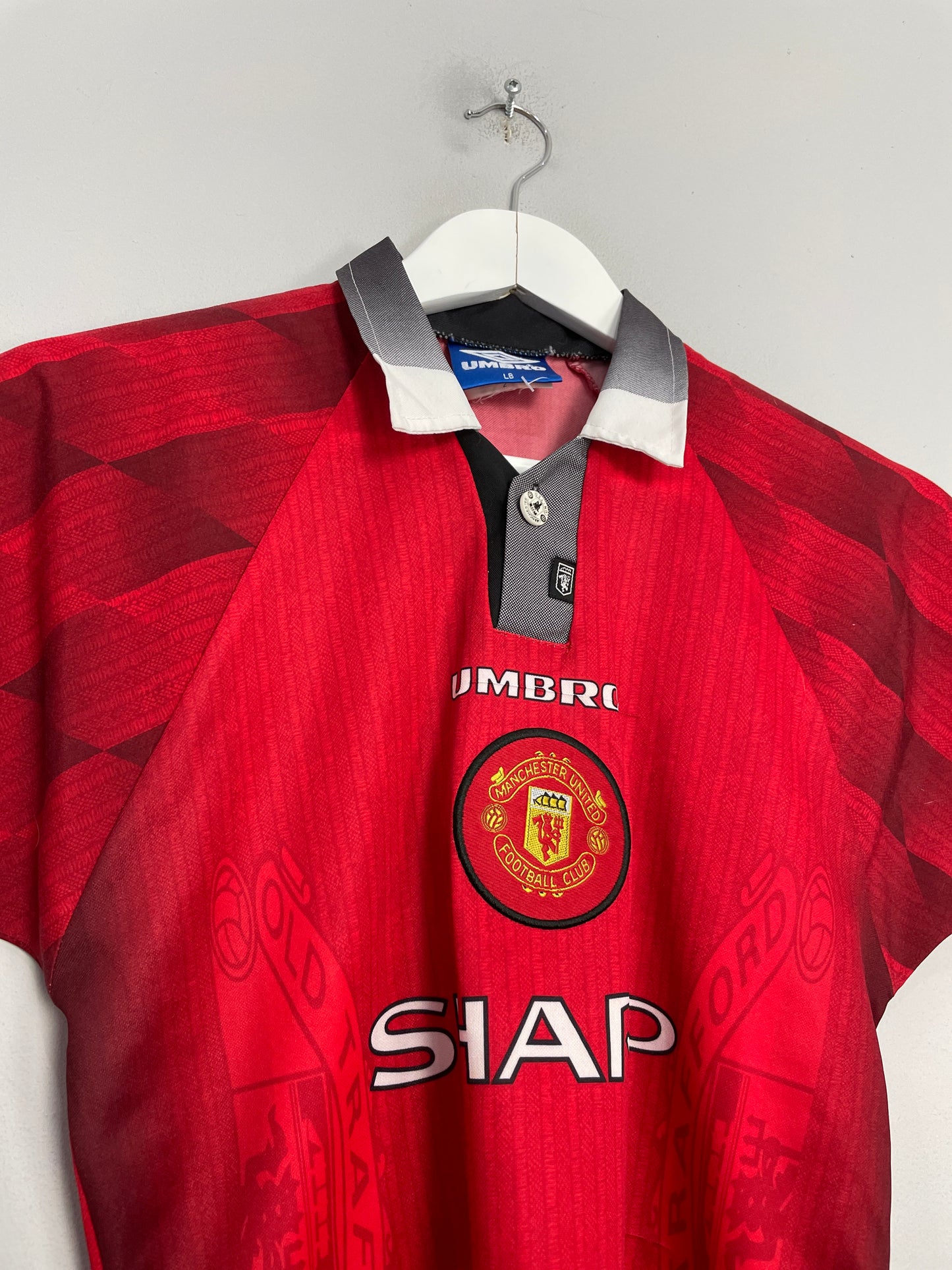 CULT KITS - 1996/98 MANCHESTER UNITED HOME SHIRT (L.KIDS) UMBRO – Cult Kits