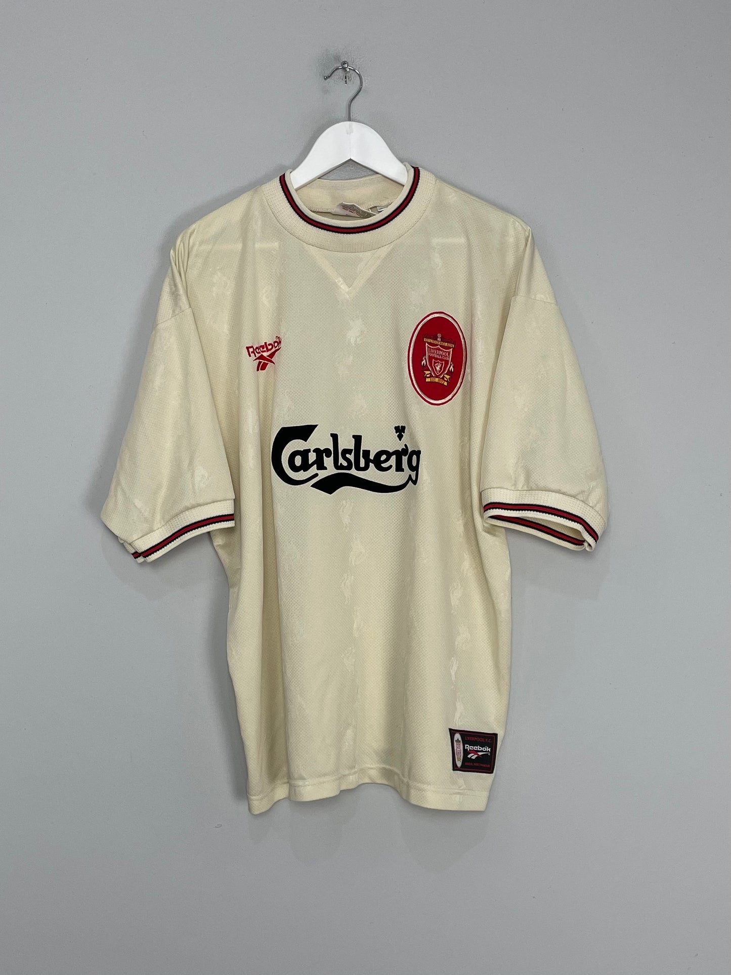 CULT KITS - 1996/97 LIVERPOOL FOWLER #9 AWAY SHIRT (XL) REEBOK – Cult Kits